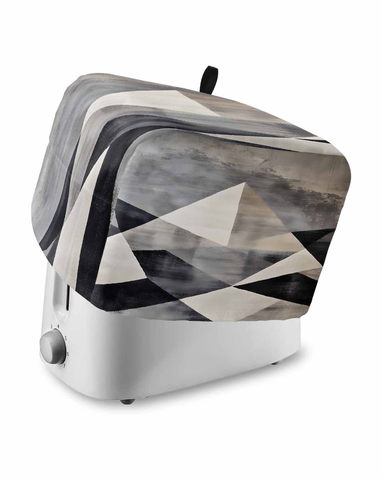 Fsddascl Black Beige Rhombus Small Toaster Cover 2 Slice, Kitchen ...