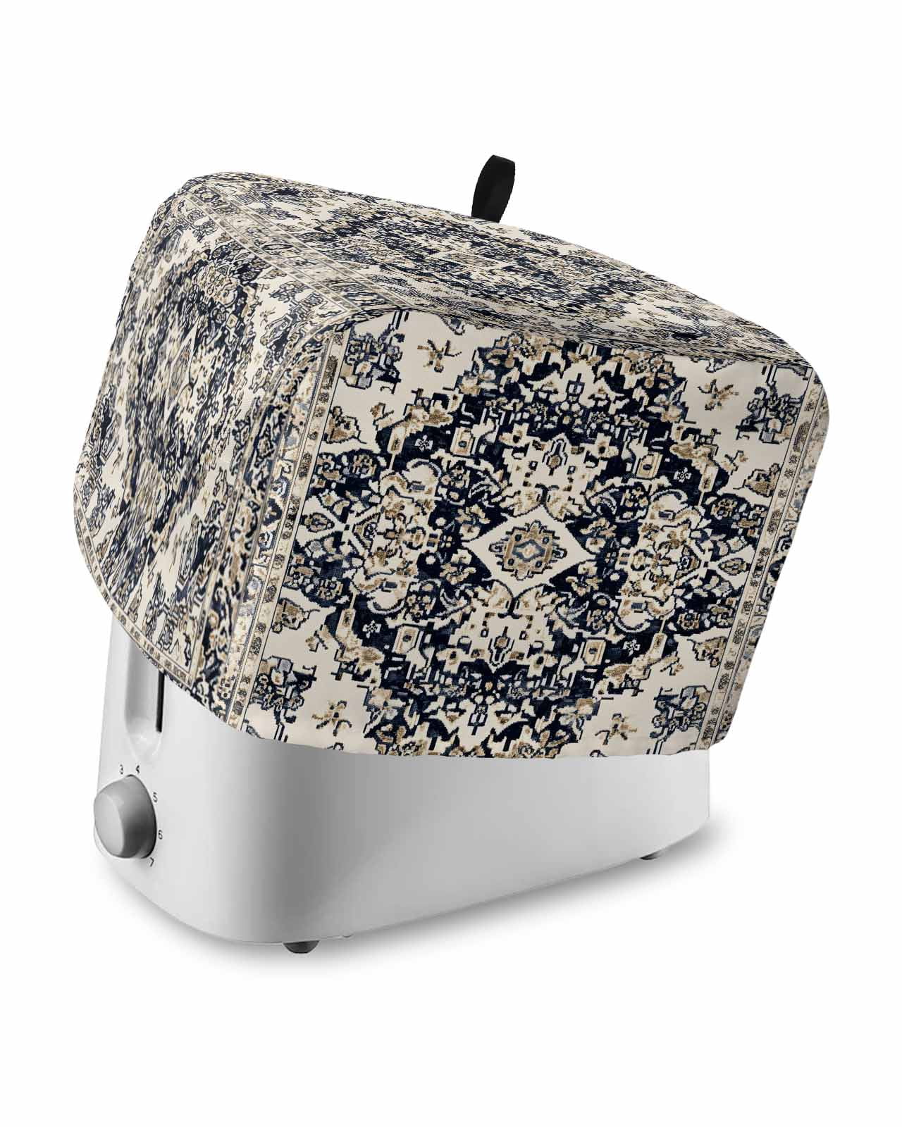 Fsddascl Black White Boho Toaster Cover 4 Slice, Large Kitchen ...