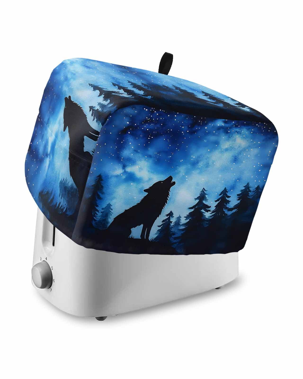 Fsddascl Black Wolf Silhouette Small Toaster Cover 2 Slice, Kitchen ...