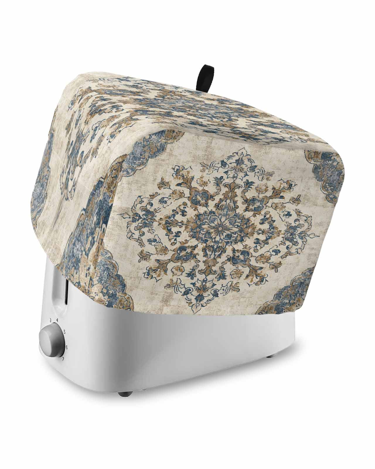 Fsddascl Blue Boho Toaster Cover 4 Slice, Large Kitchen Appliance ...