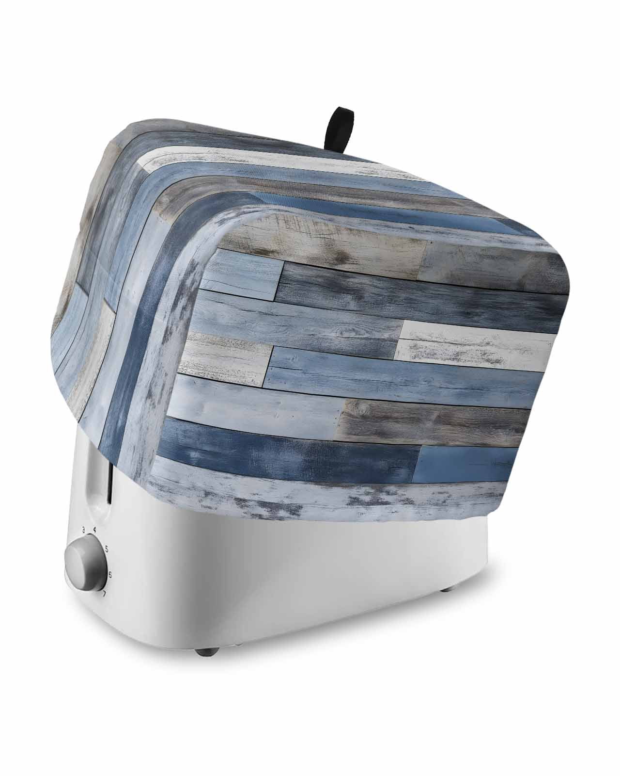 Fsddascl Blue Brown Farmhouse Toaster Cover 4 Slice, Large Kitchen ...
