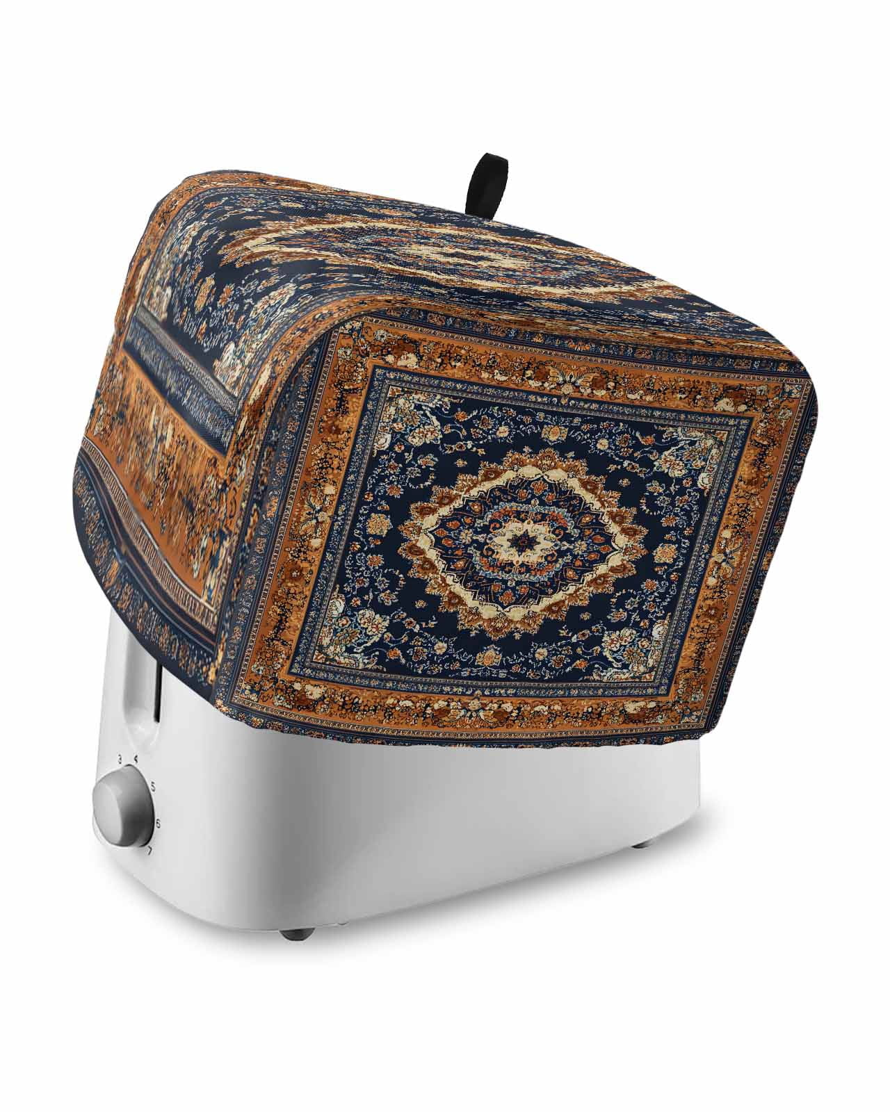 Fsddascl Blue Burnt Orange Boho Small Toaster Cover 2 Slice, Kitchen ...