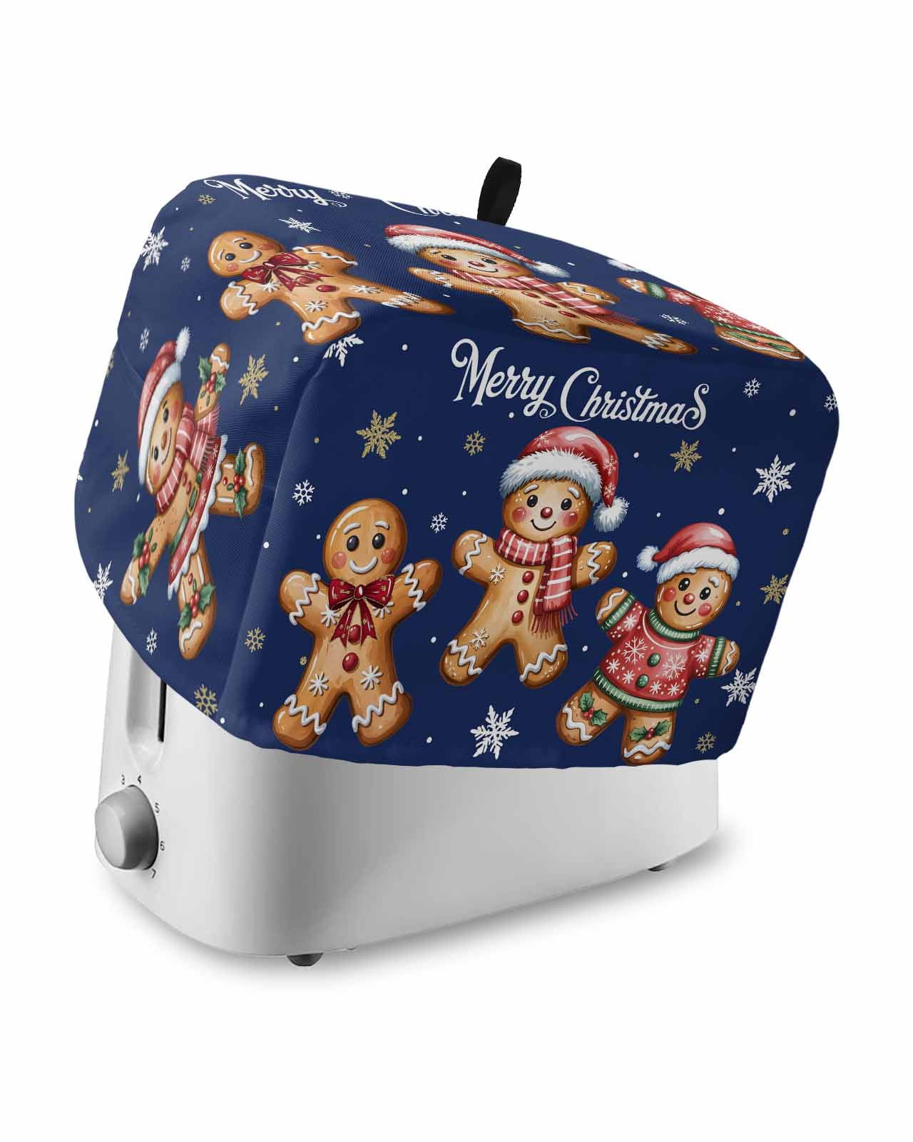 Fsddascl Blue Christmas Small Toaster Cover 2 Slice, Kitchen Appliance ...