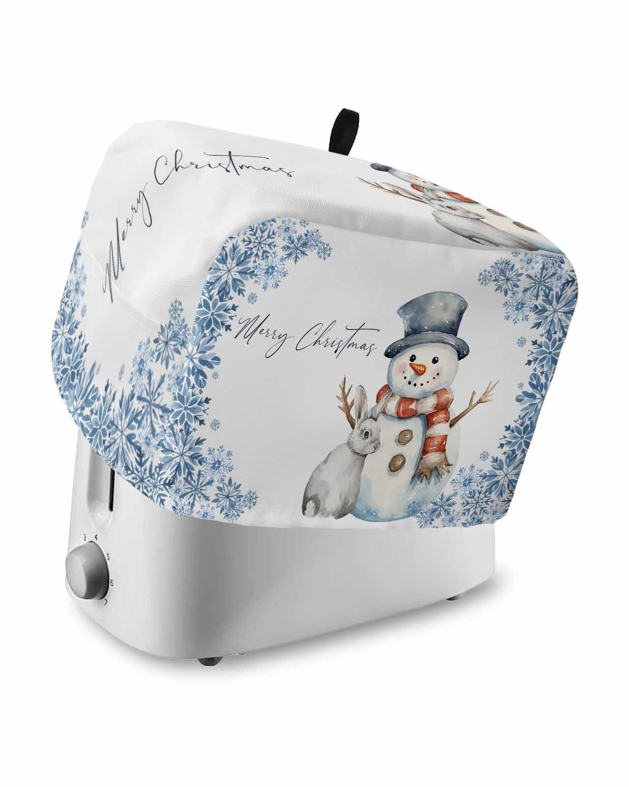 Fsddascl Blue Christmas Small Toaster Cover 2 Slice, Kitchen Appliance ...