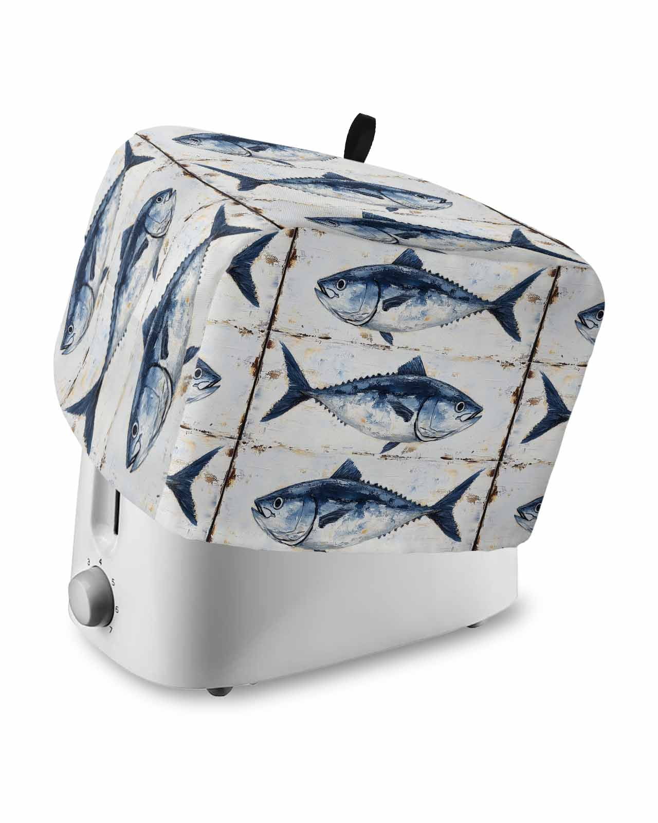 Fsddascl Blue Coastal Fish Small Toaster Cover 2 Slice, Kitchen ...