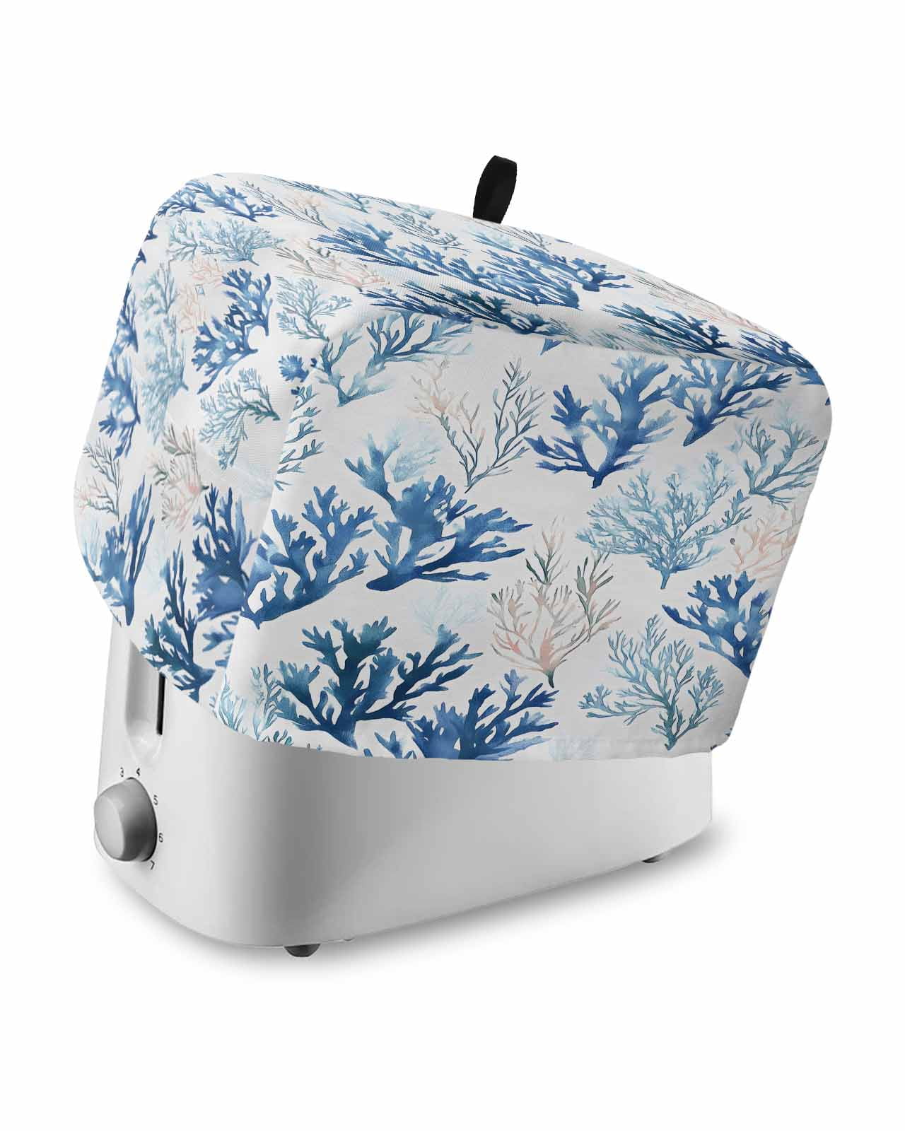 Fsddascl Blue Coral Coastal Toaster Cover 4 Slice, Large Kitchen ...