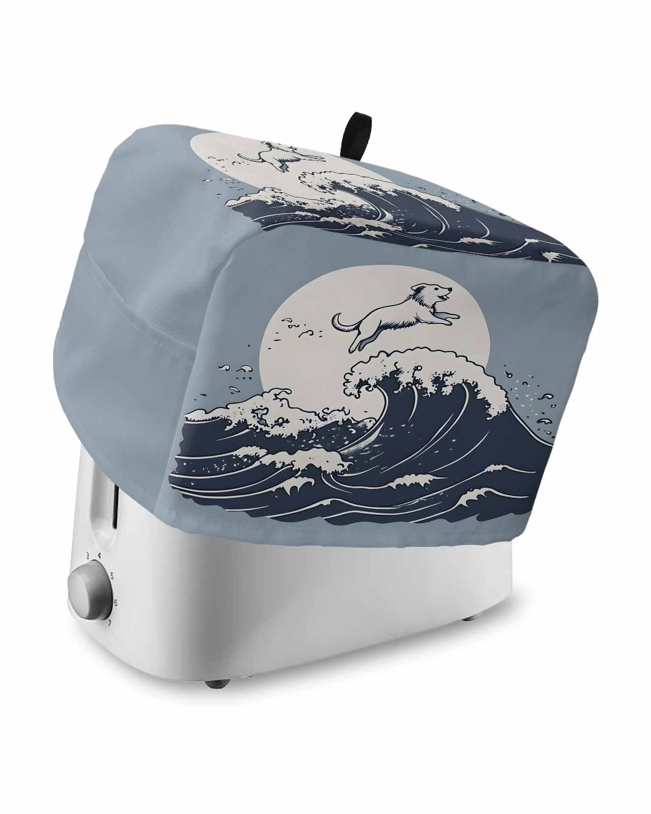 Fsddascl Blue Dog Toaster Cover 2 Slice, Small Kitchen Appliance Covers ...