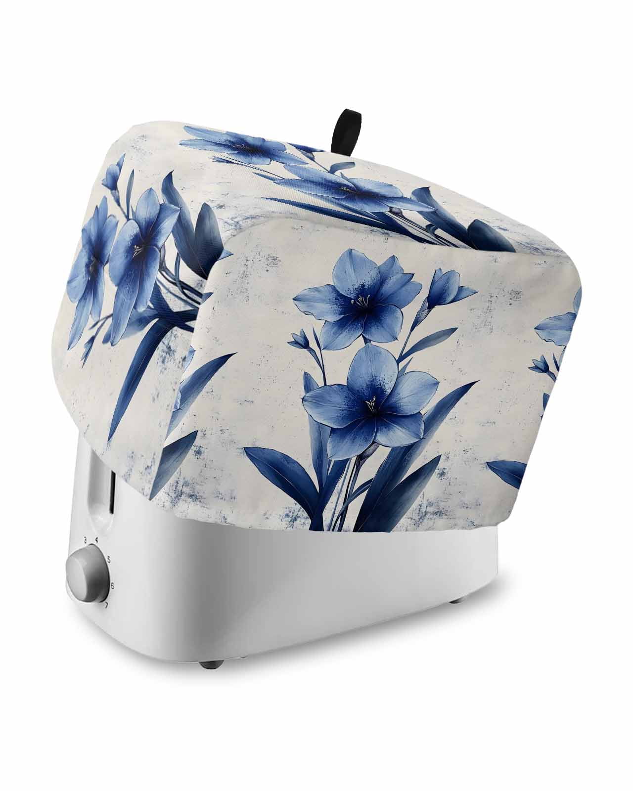 Fsddascl Blue Floral Spring Small Toaster Cover 2 Slice, Kitchen ...