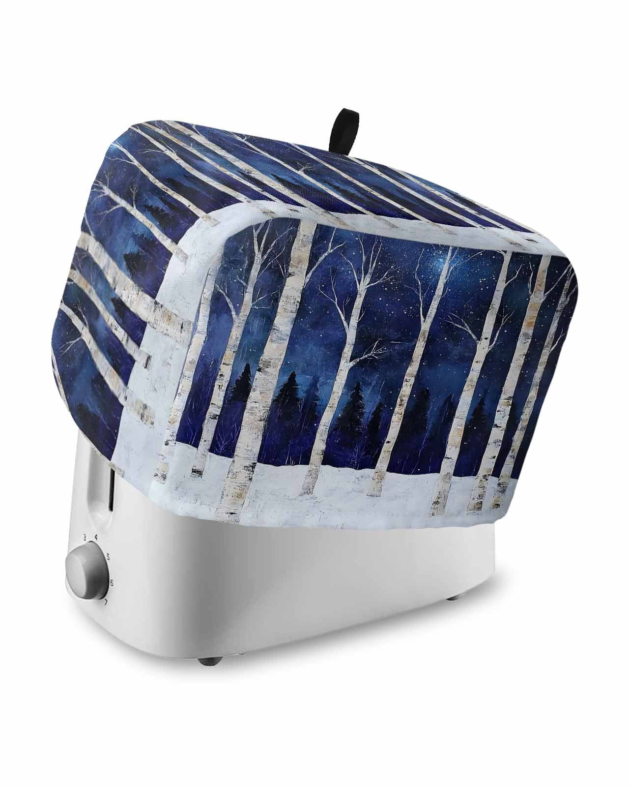 Fsddascl Blue Forest Toaster Cover 4 Slice, Large Kitchen Appliance ...