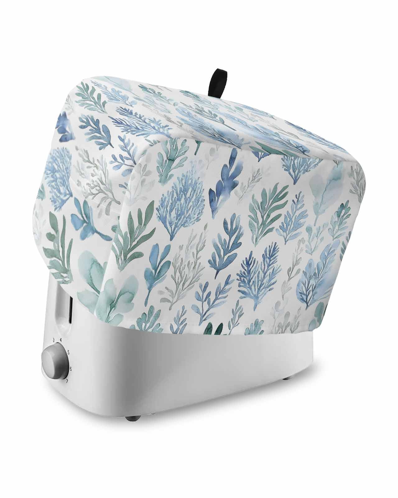 Fsddascl Blue Green Botanical Small Toaster Cover 2 Slice, Kitchen ...