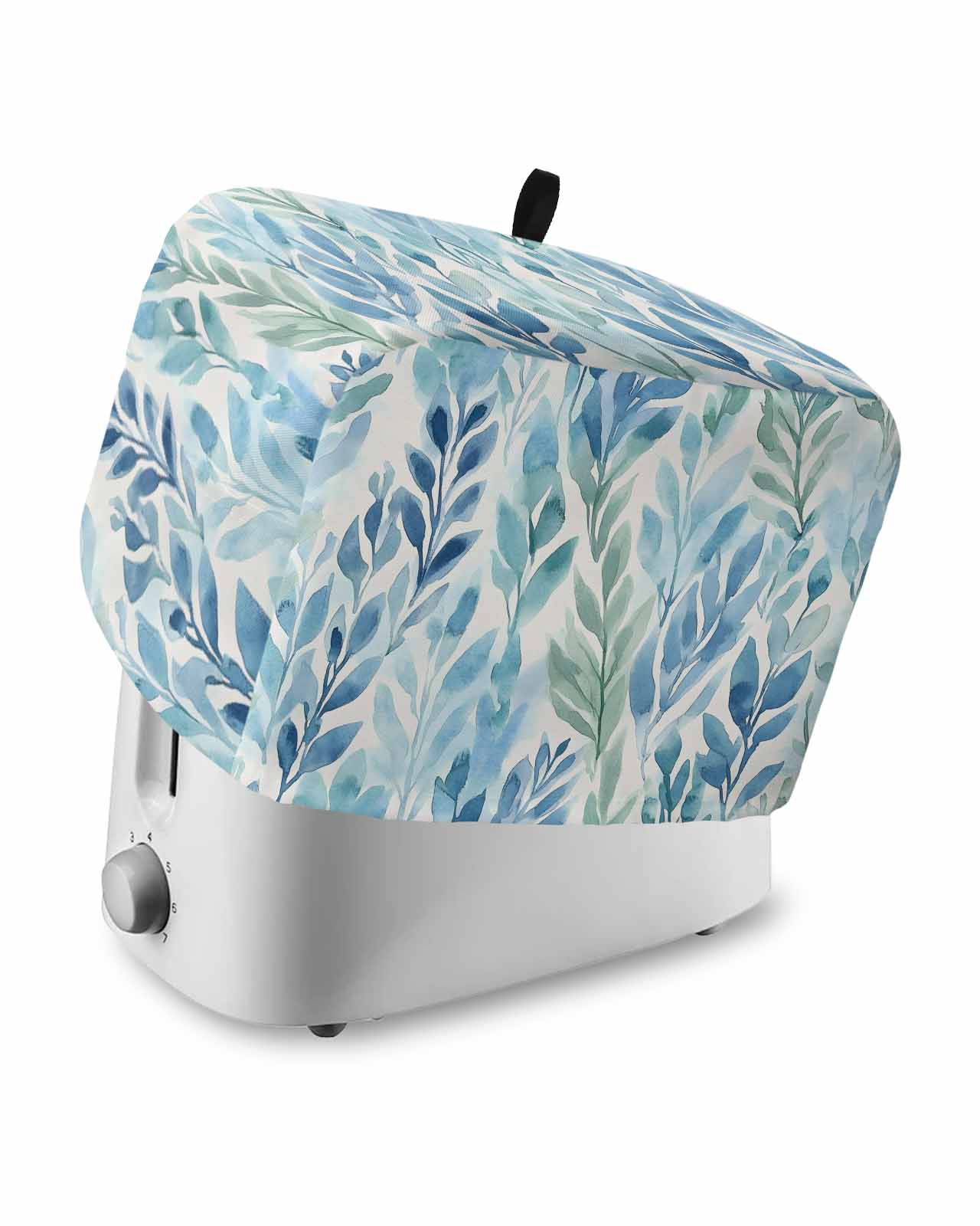 Fsddascl Blue Green Leaf Toaster Cover 4 Slice, Large Kitchen Appliance ...