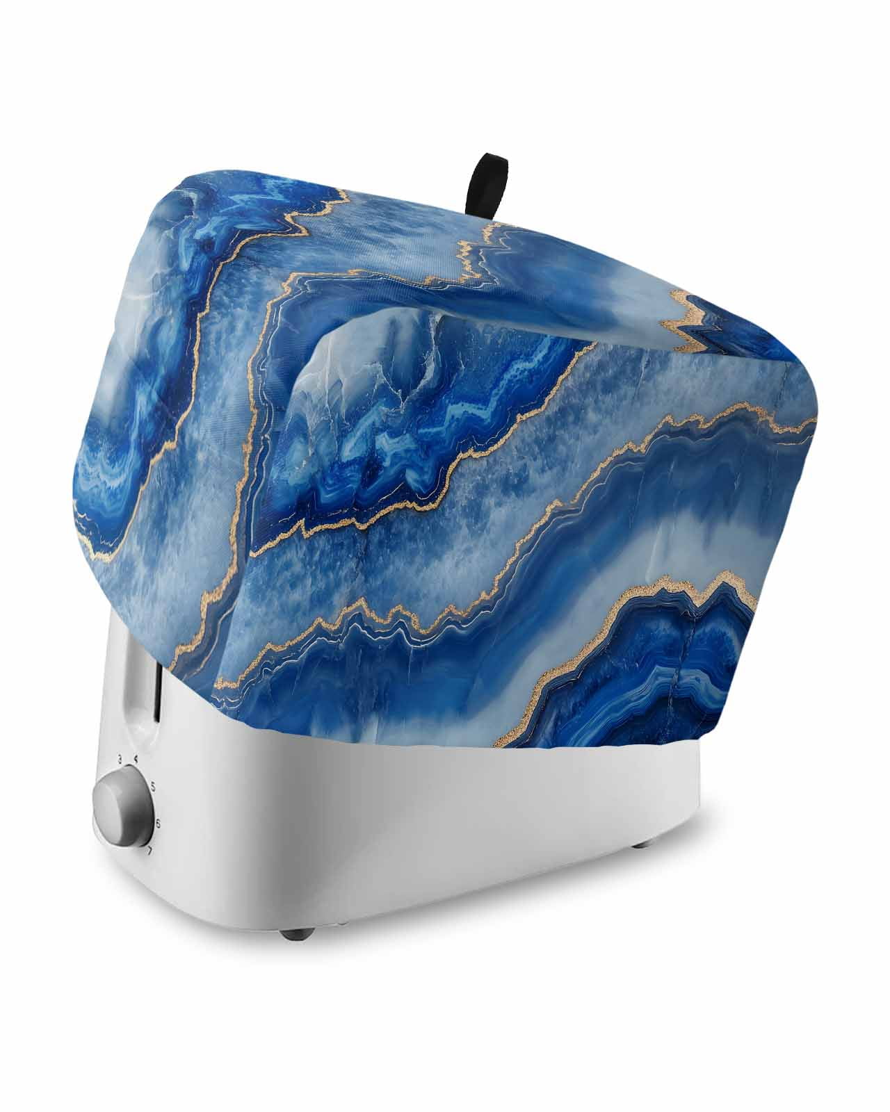 Fsddascl Blue Marble Toaster Cover 2 Slice, Small Kitchen Appliance ...