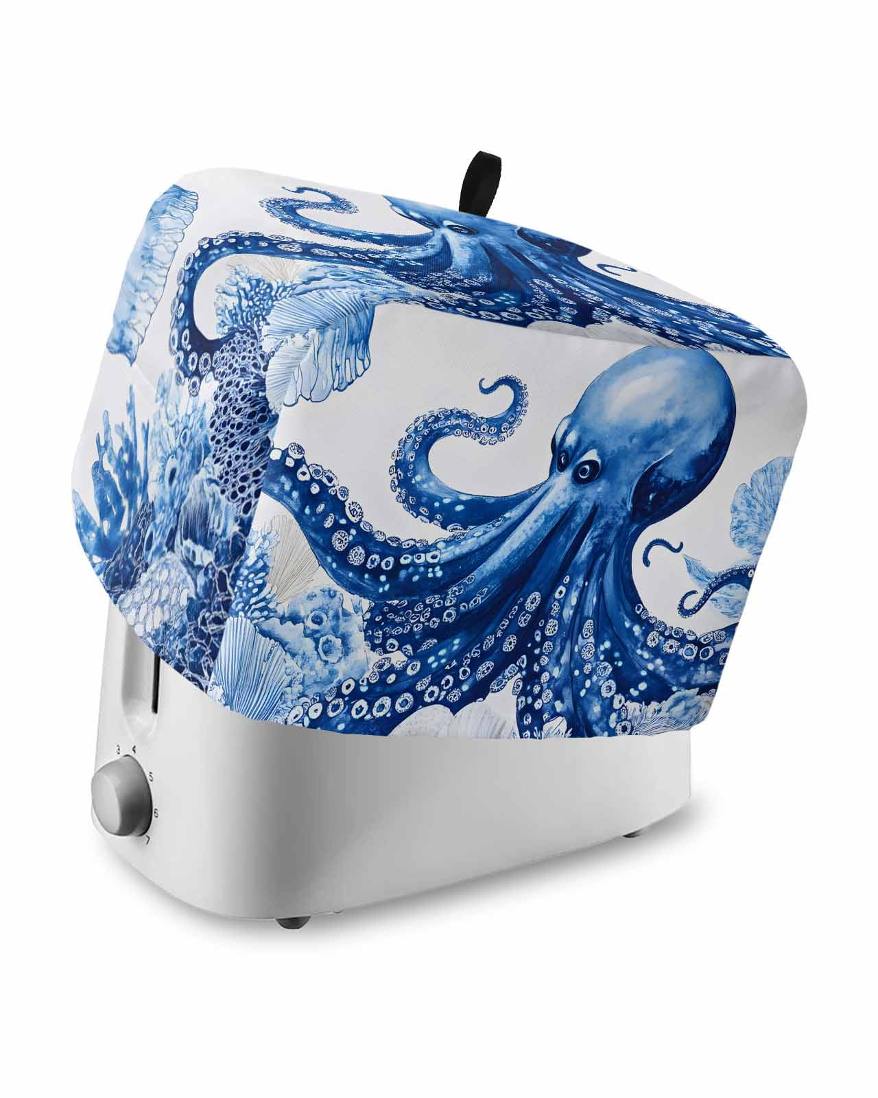 Fsddascl Blue Octopus Coastal Small Toaster Cover 2 Slice, Kitchen ...