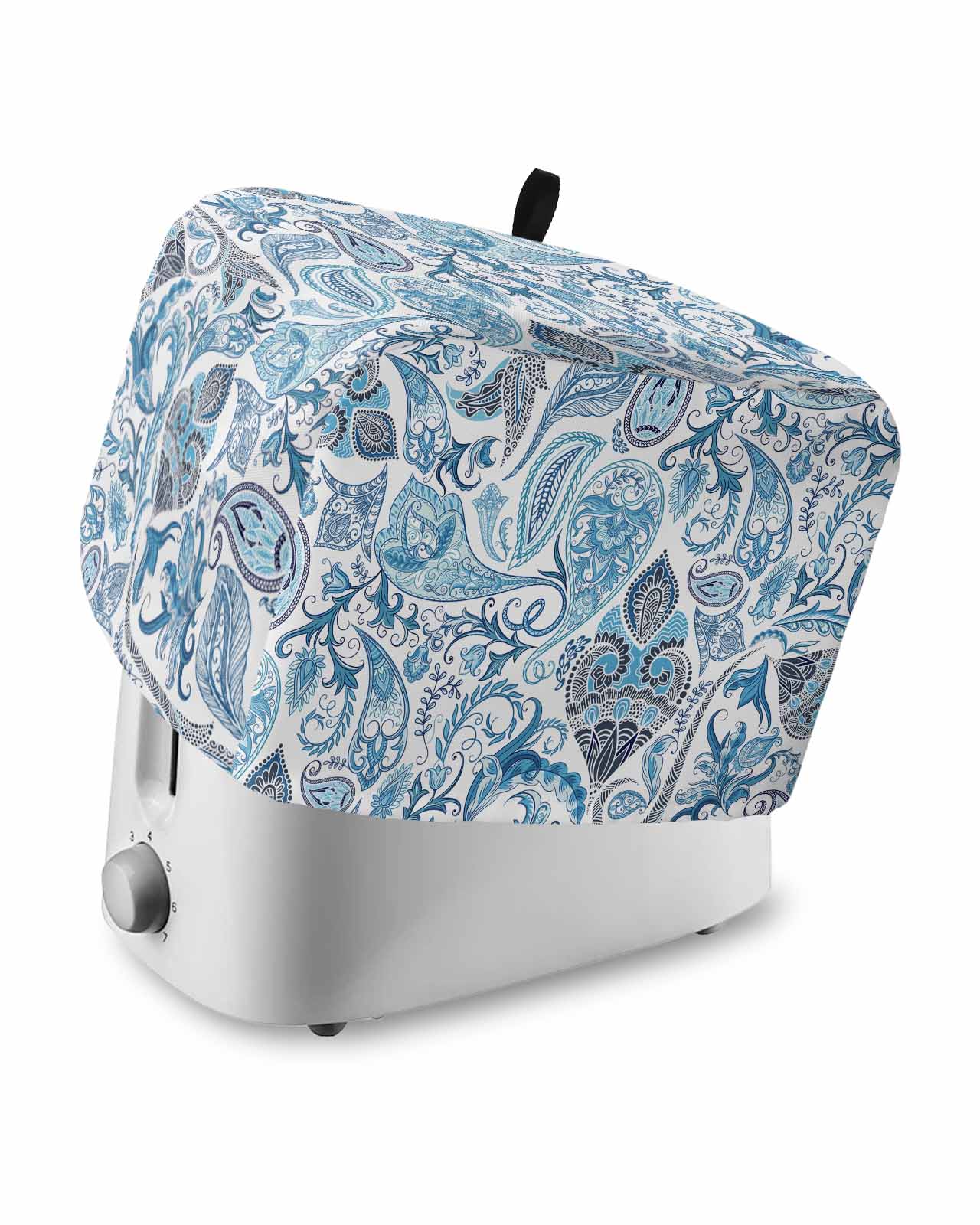 Fsddascl Blue Paisley Small Toaster Cover 2 Slice, Kitchen Appliance ...