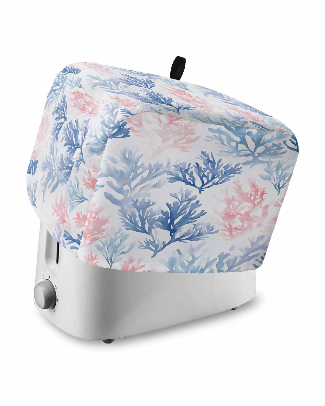 Fsddascl Blue Pink Coral Toaster Cover 4 Slice, Large Kitchen Appliance ...