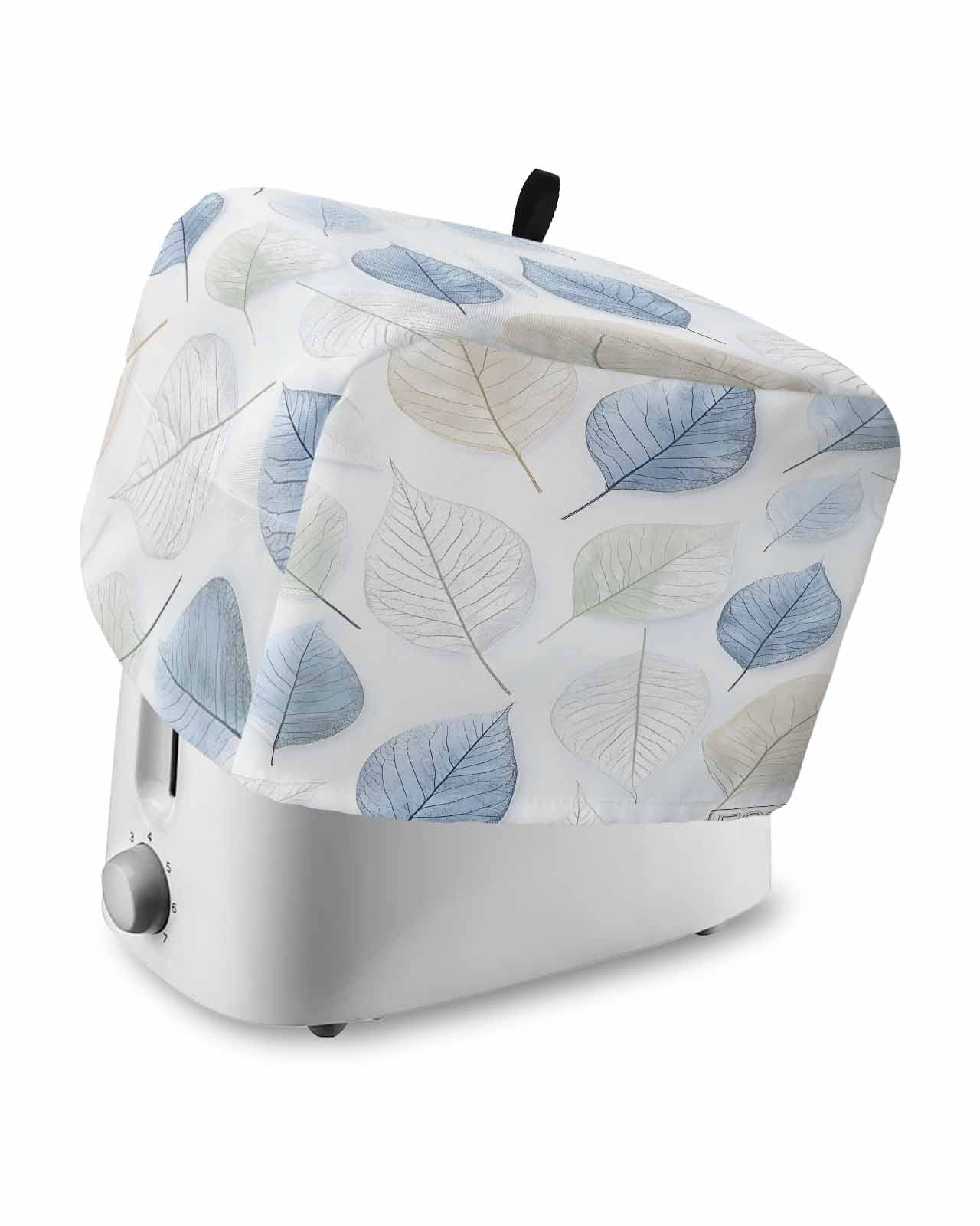Fsddascl Blue Sage Green Leaves Toaster Cover 4 Slice, Large Kitchen ...