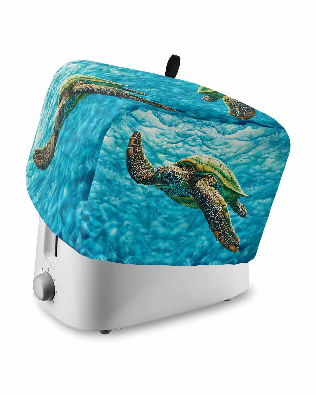 Fsddascl Blue Sea Turtle Coastal Small Toaster Cover 2 Slice, Kitchen ...