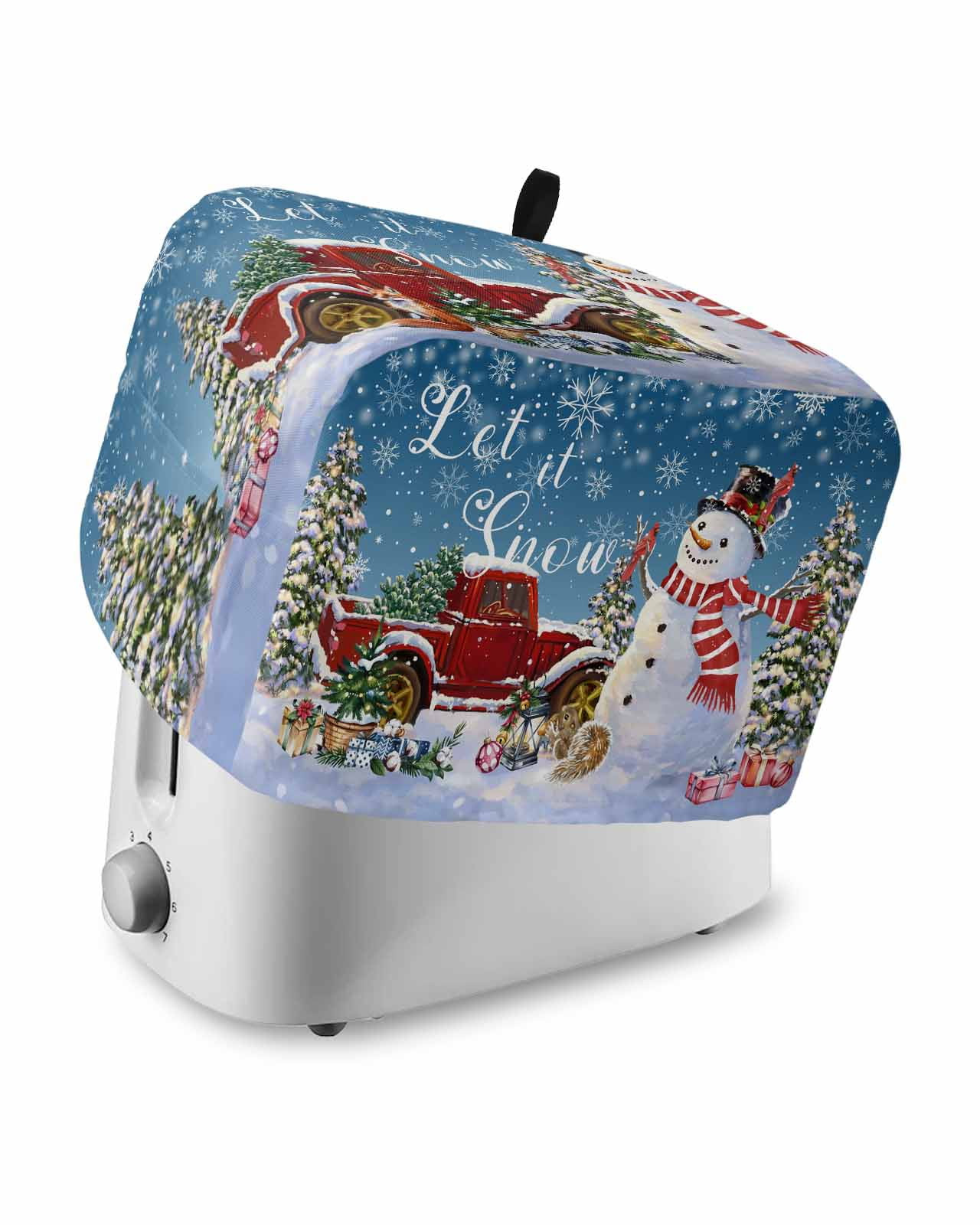 Fsddascl Blue Snowman Christmas Small Toaster Cover 2 Slice, Kitchen ...