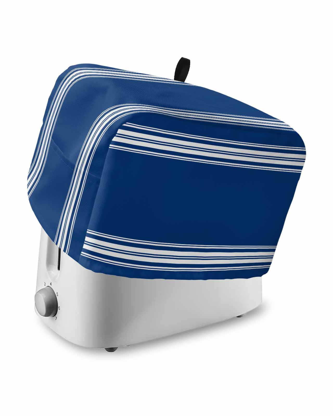 Fsddascl Blue Striped Toaster Cover 2 Slice, Small Kitchen Appliance ...