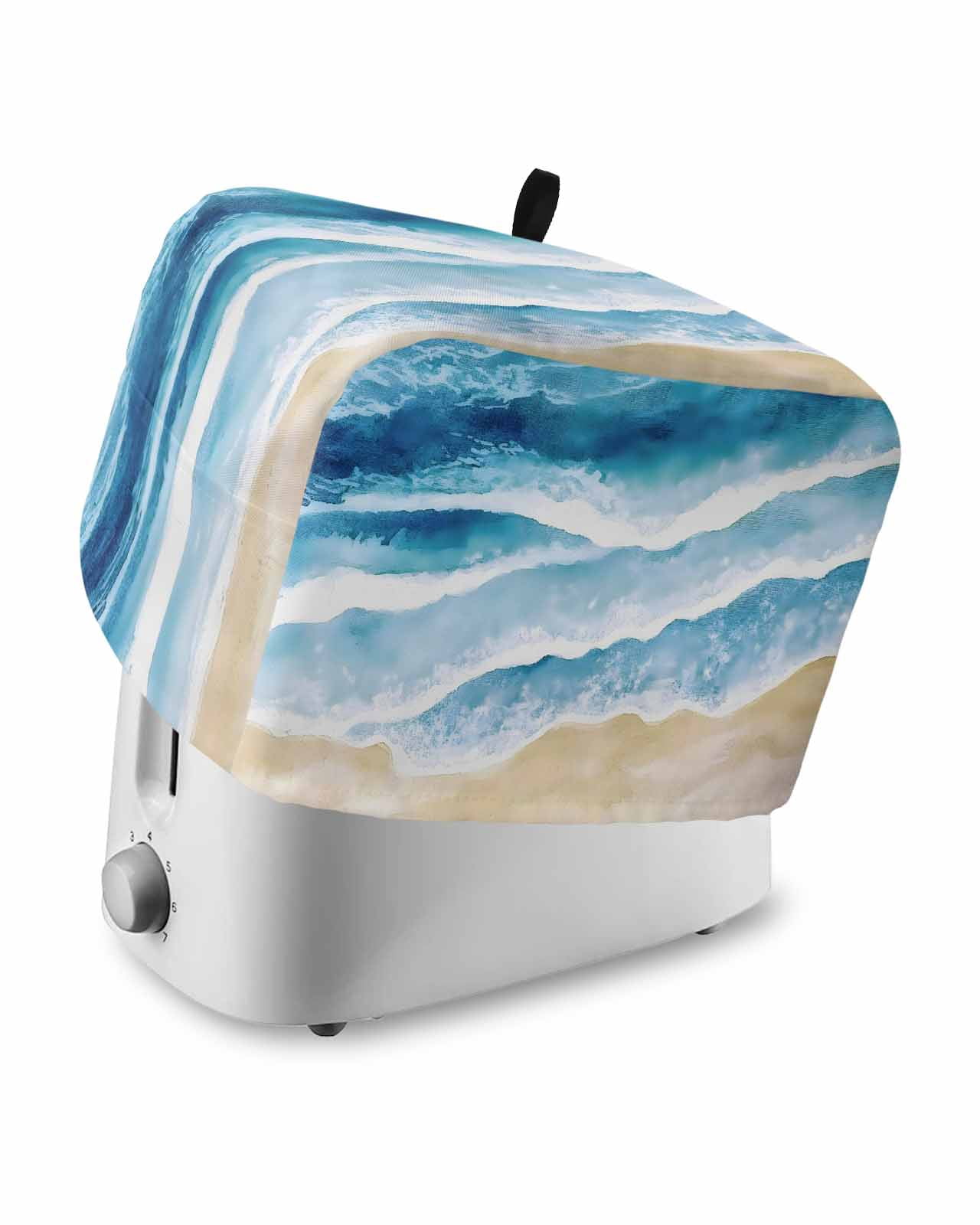 Fsddascl Blue Waves Coastal Toaster Cover 2 Slice, Small Kitchen ...