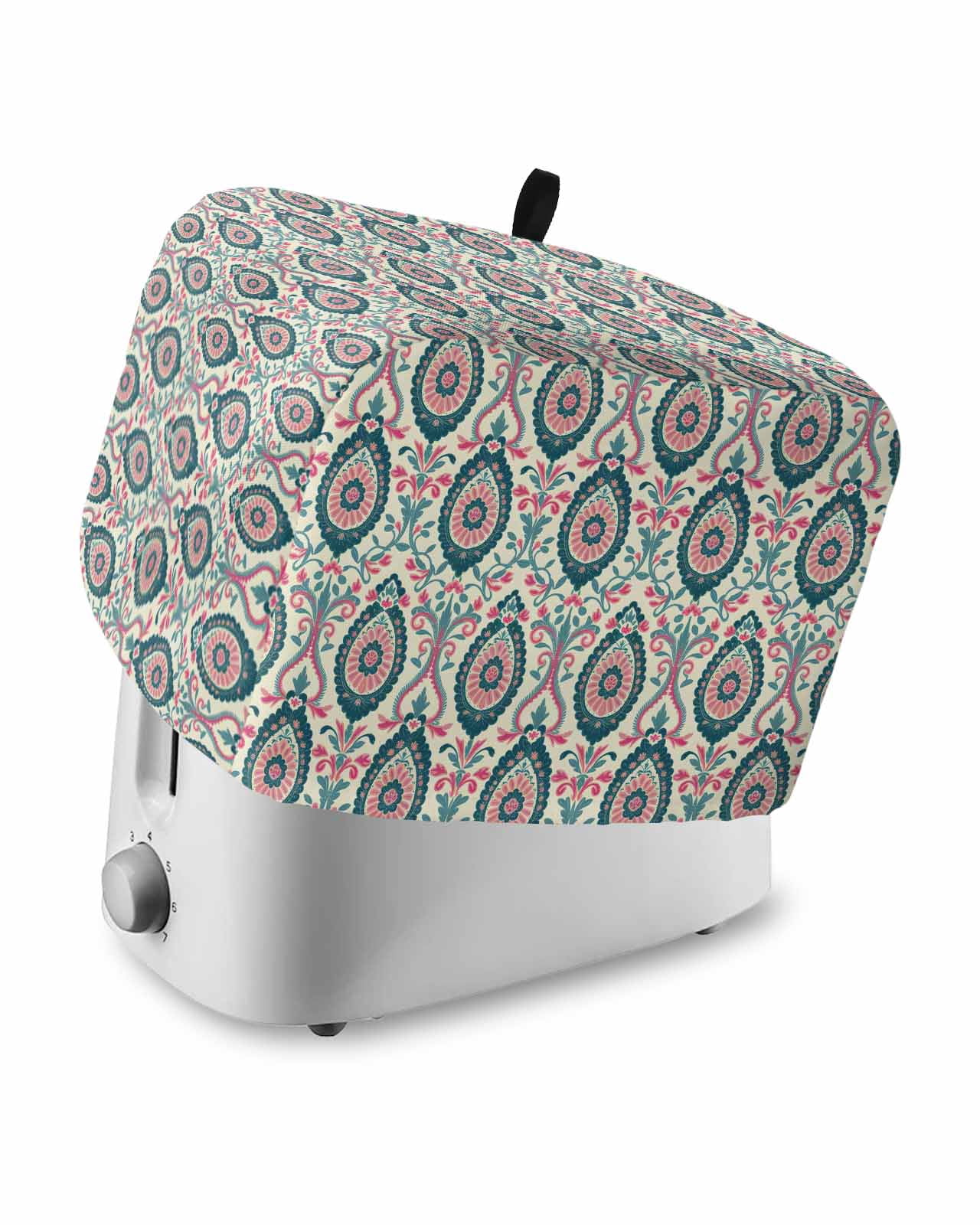 Fsddascl Boho Floral Toaster Cover 4 Slice, Large Kitchen Appliance ...