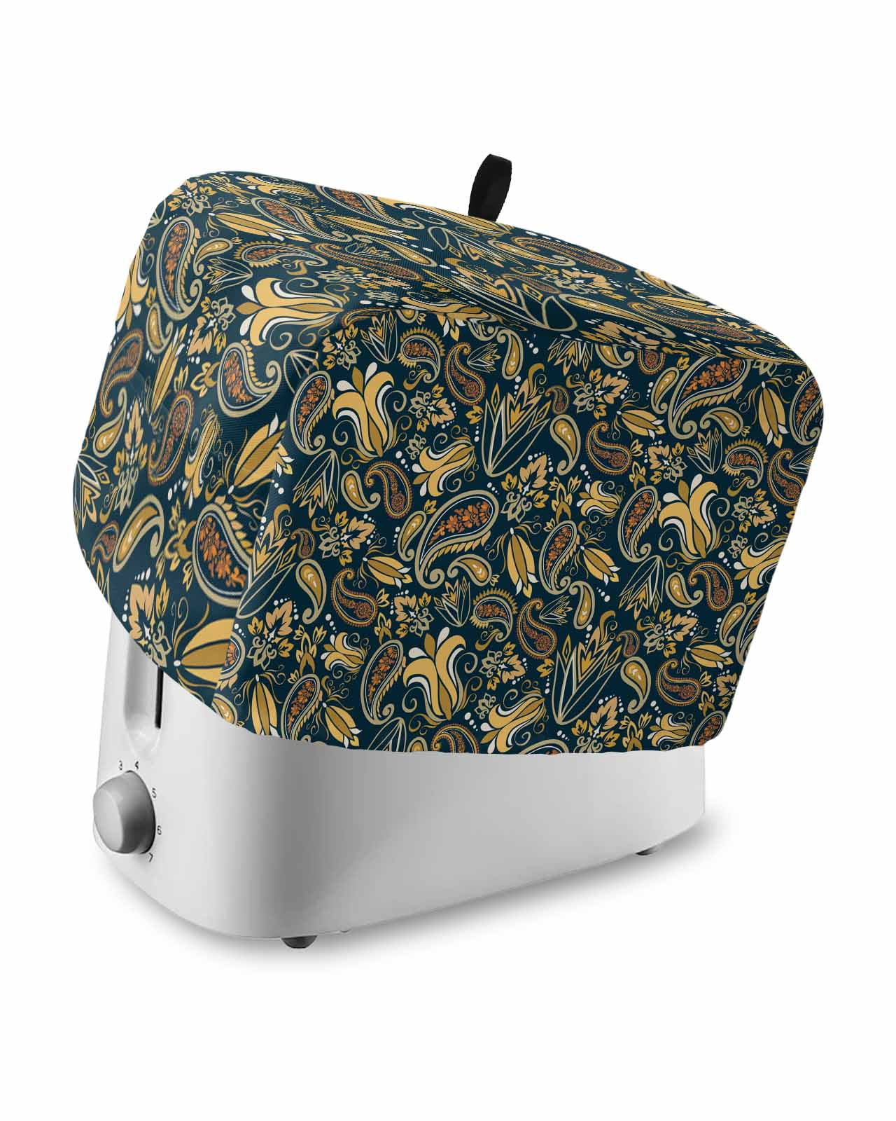 Fsddascl Boho Green Floral Toaster Cover 4 Slice, Large Kitchen ...