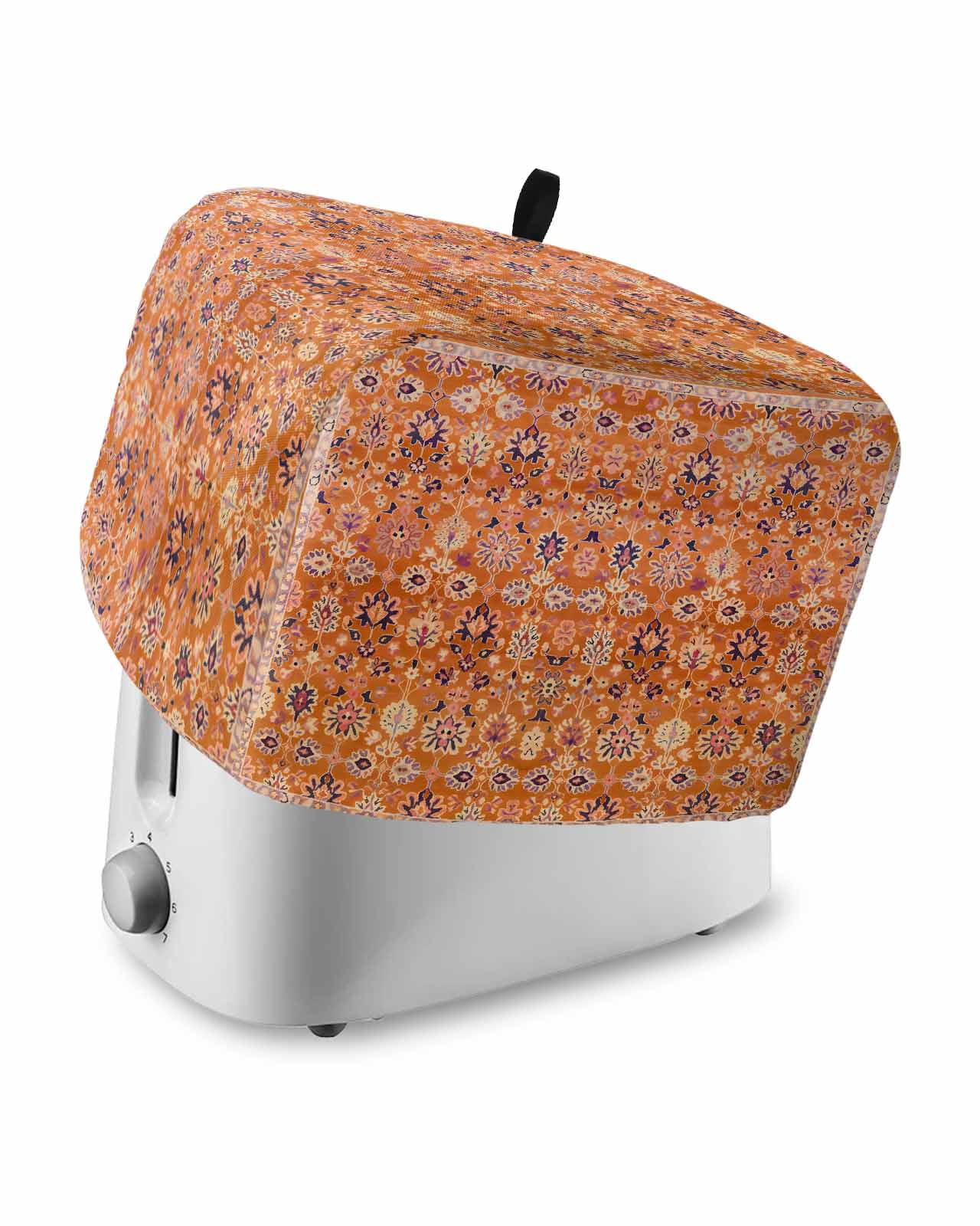 Fsddascl Boho Orange Small Toaster Cover 2 Slice, Kitchen Appliance ...