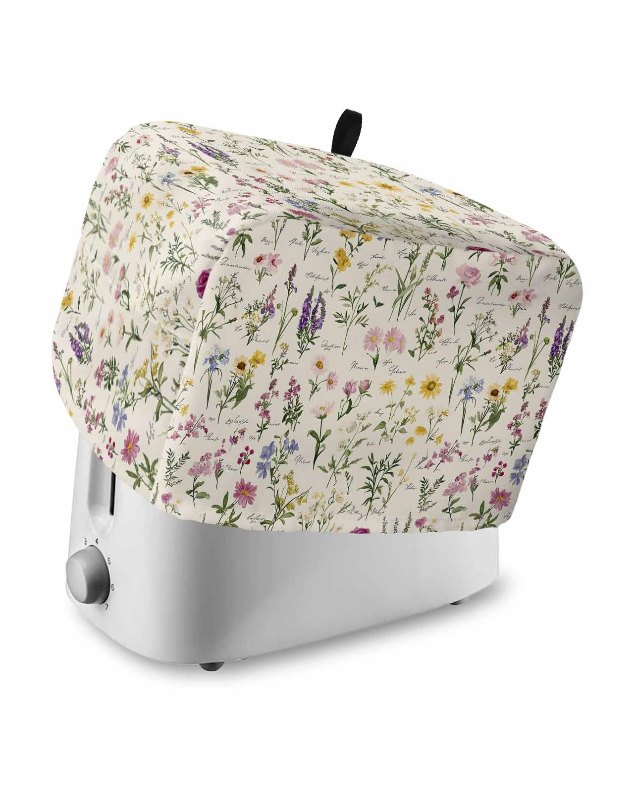 Fsddascl Botanical Garden Florals Toaster Cover 4 Slice, Large Kitchen ...