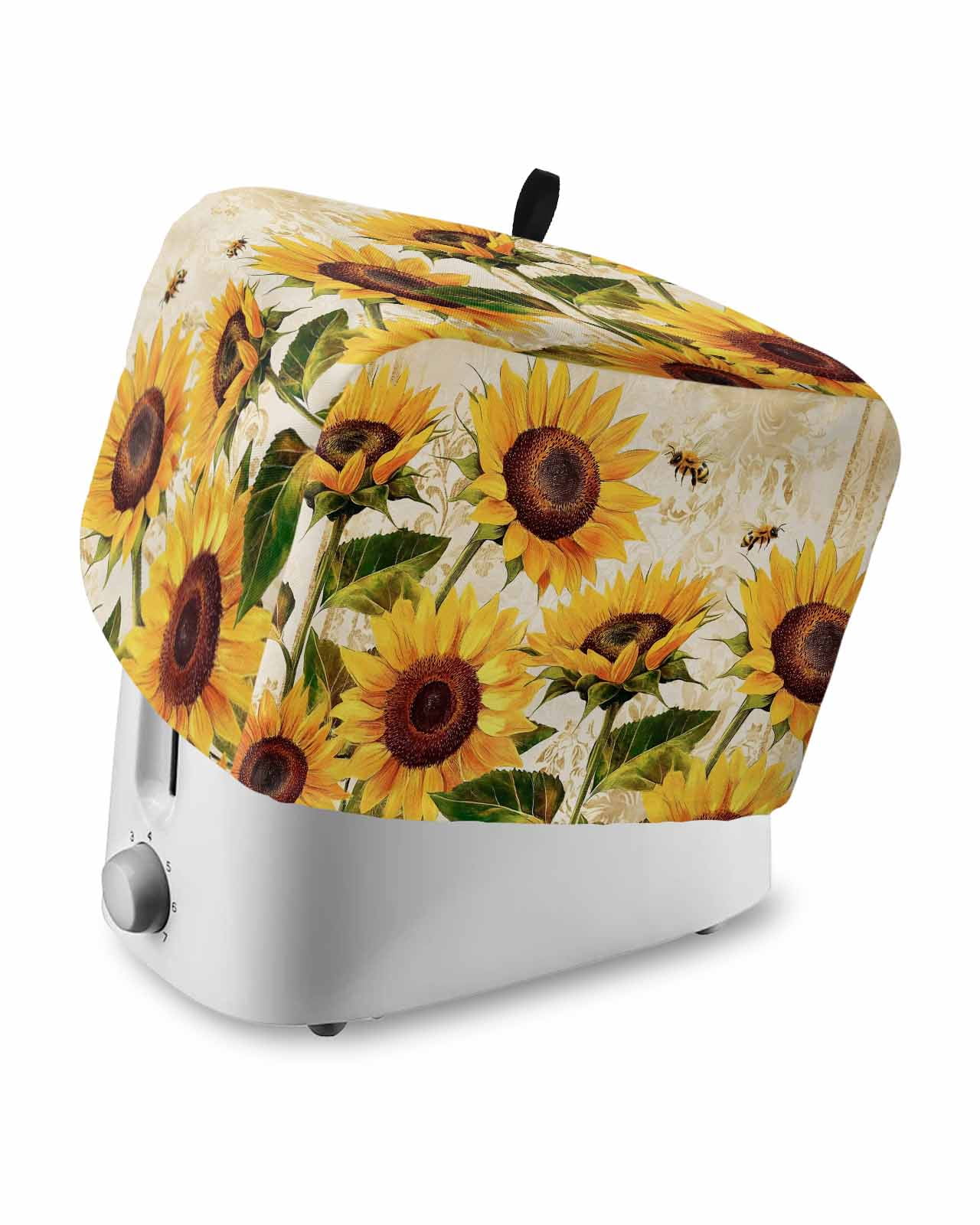 Fsddascl Botanical Sunflowers Small Toaster Cover 2 Slice, Kitchen ...