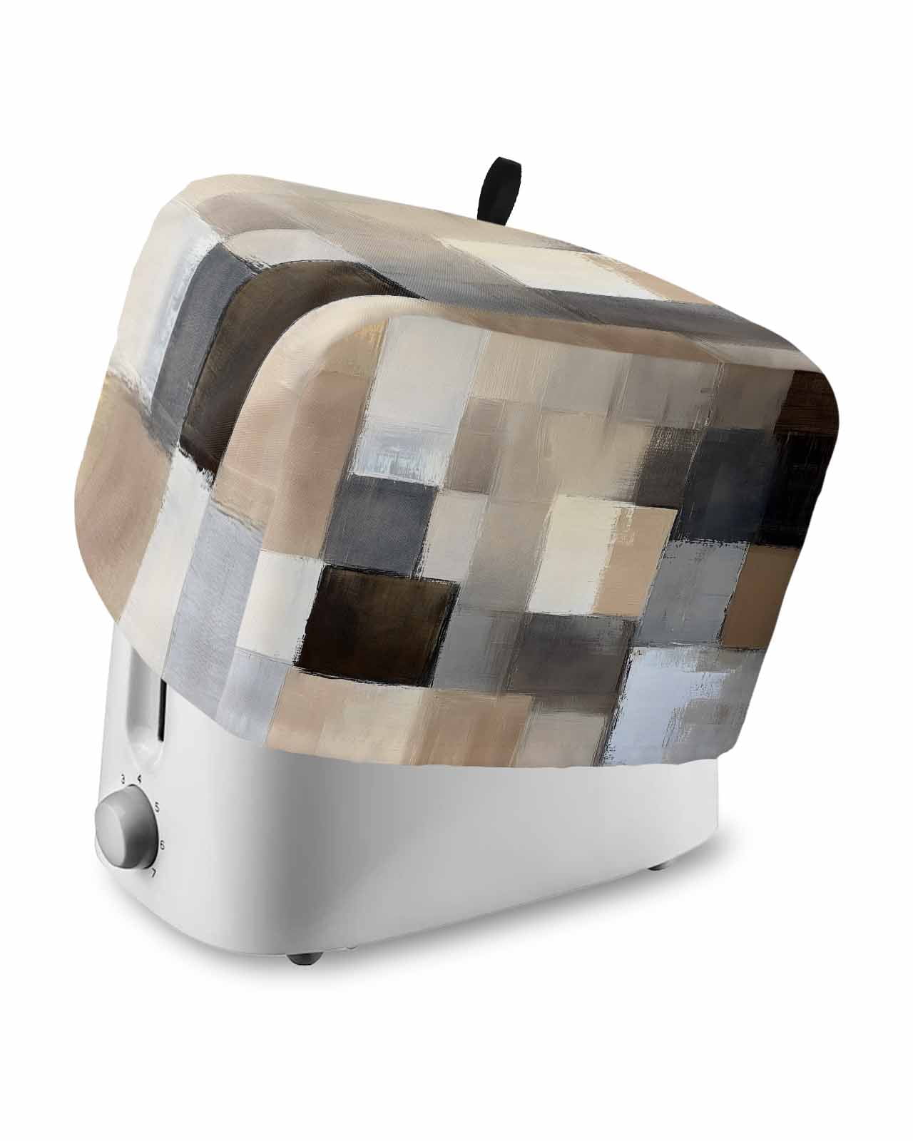 Fsddascl Brown Beige Plaid Small Toaster Cover 2 Slice, Kitchen ...