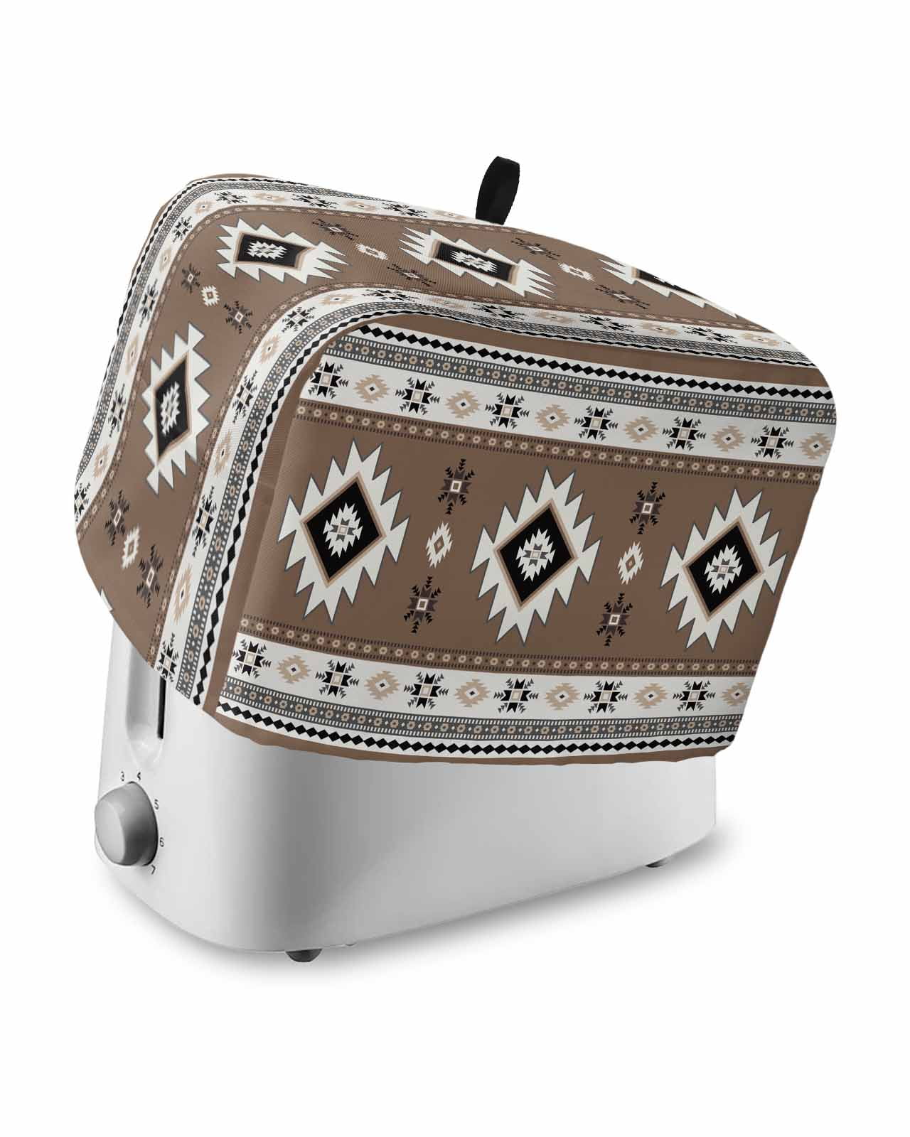 Fsddascl Brown Boho Small Toaster Cover 2 Slice, Kitchen Appliance ...