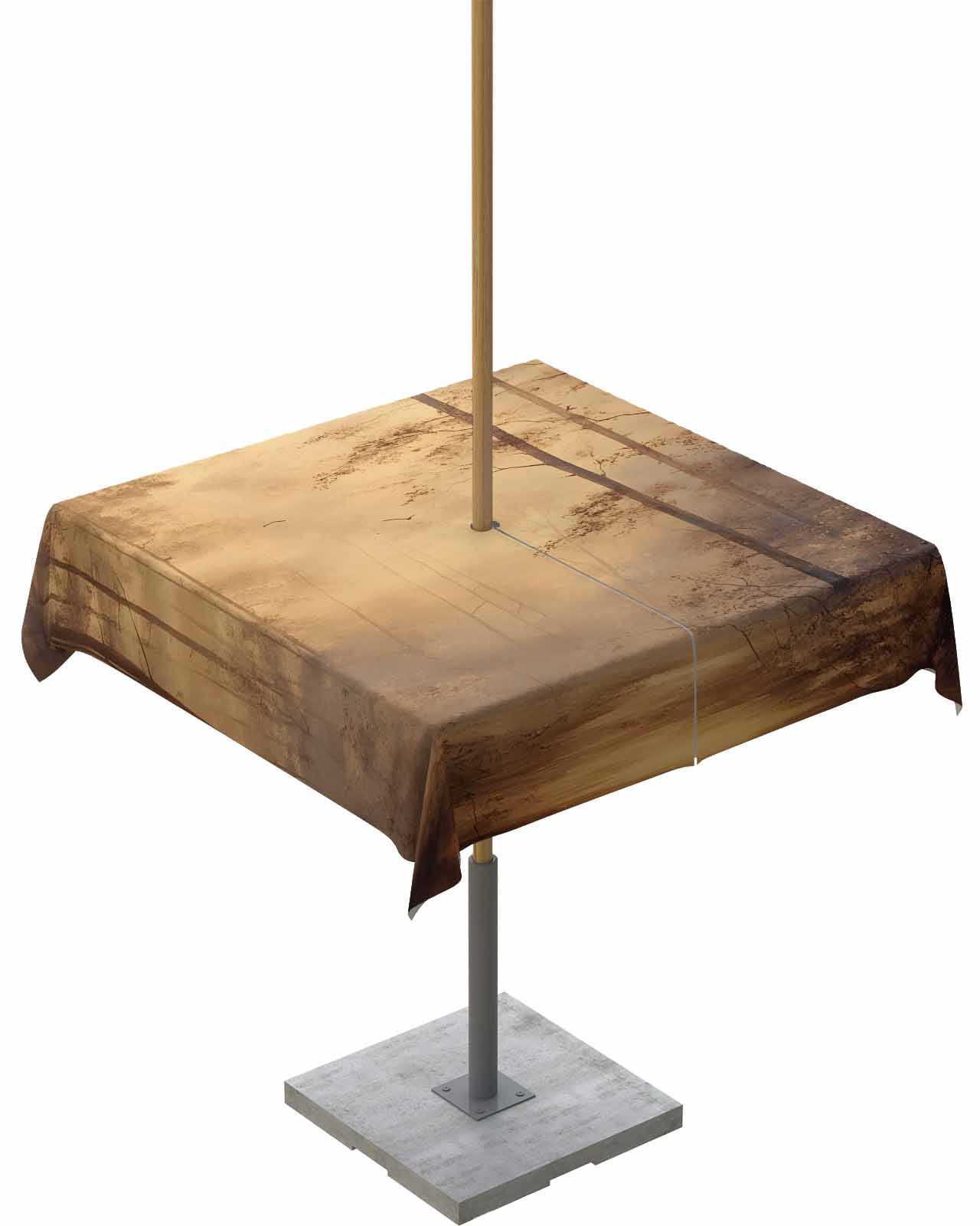 Fsddascl Brown Forest Outdoor Tablecloth - 60x60 Inch Square Dining ...