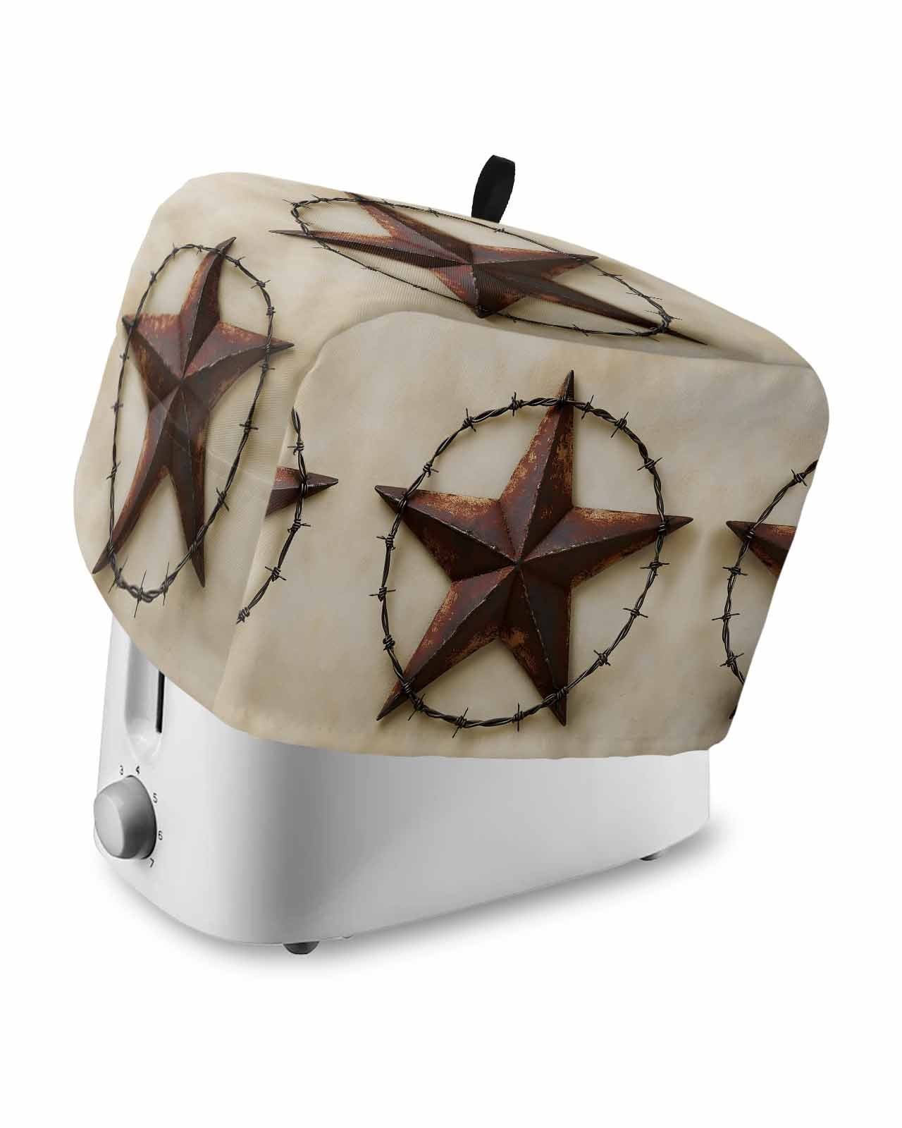 Fsddascl Brown Star Country Toaster Cover 2 Slice, Small Kitchen ...