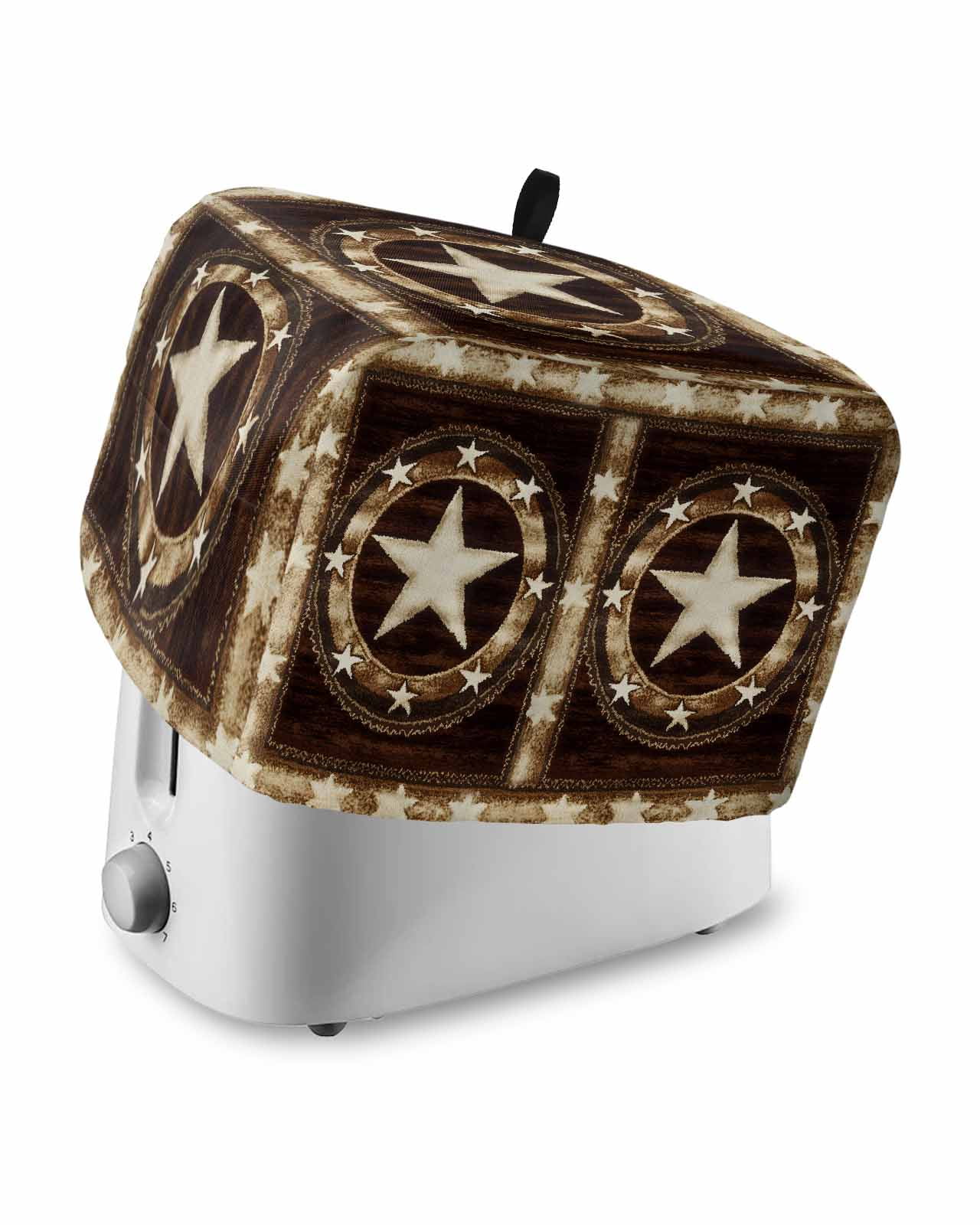 Fsddascl Brown Texas Star Western Toaster Cover 2 Slice, Small Kitchen ...