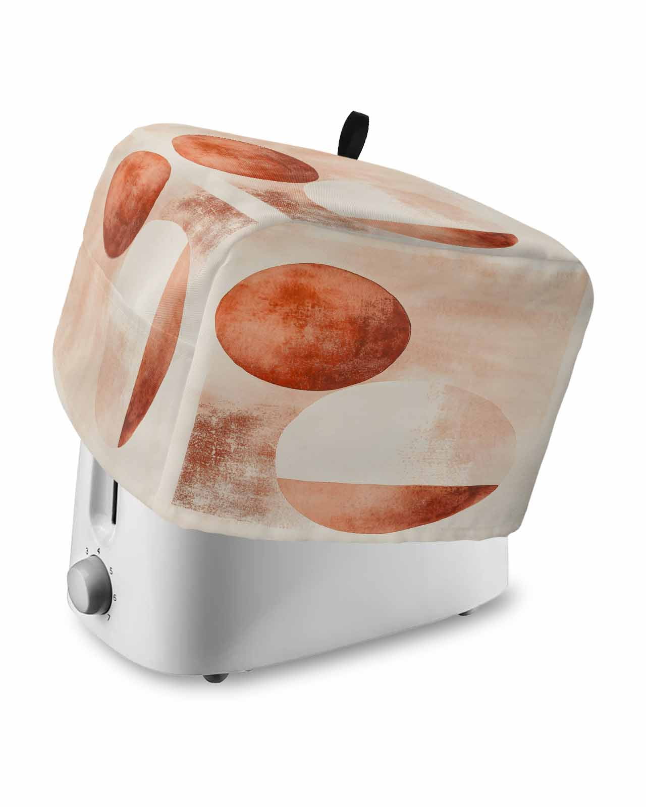 Fsddascl Burnt Orange Geometric Art Small Toaster Cover 2 Slice ...