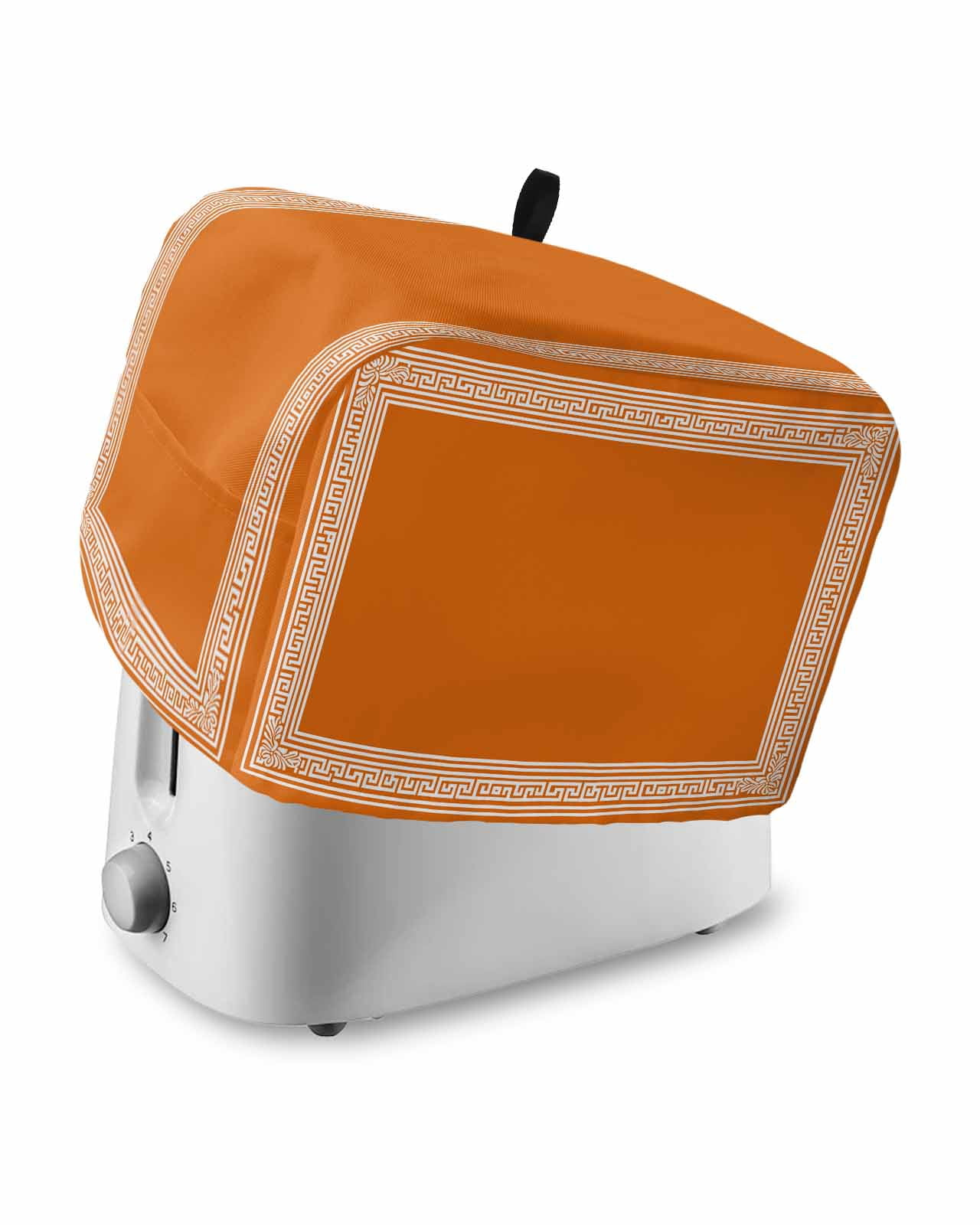 Fsddascl Burnt Orange Geometric Toaster Cover 2 Slice, Small Kitchen ...