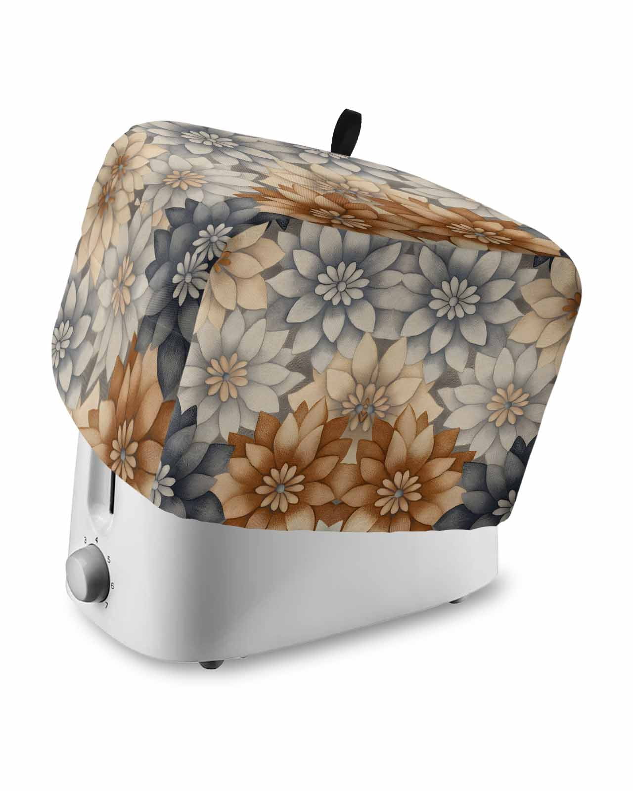Fsddascl Burnt Orange Grey Toaster Cover 2 Slice, Small Kitchen ...