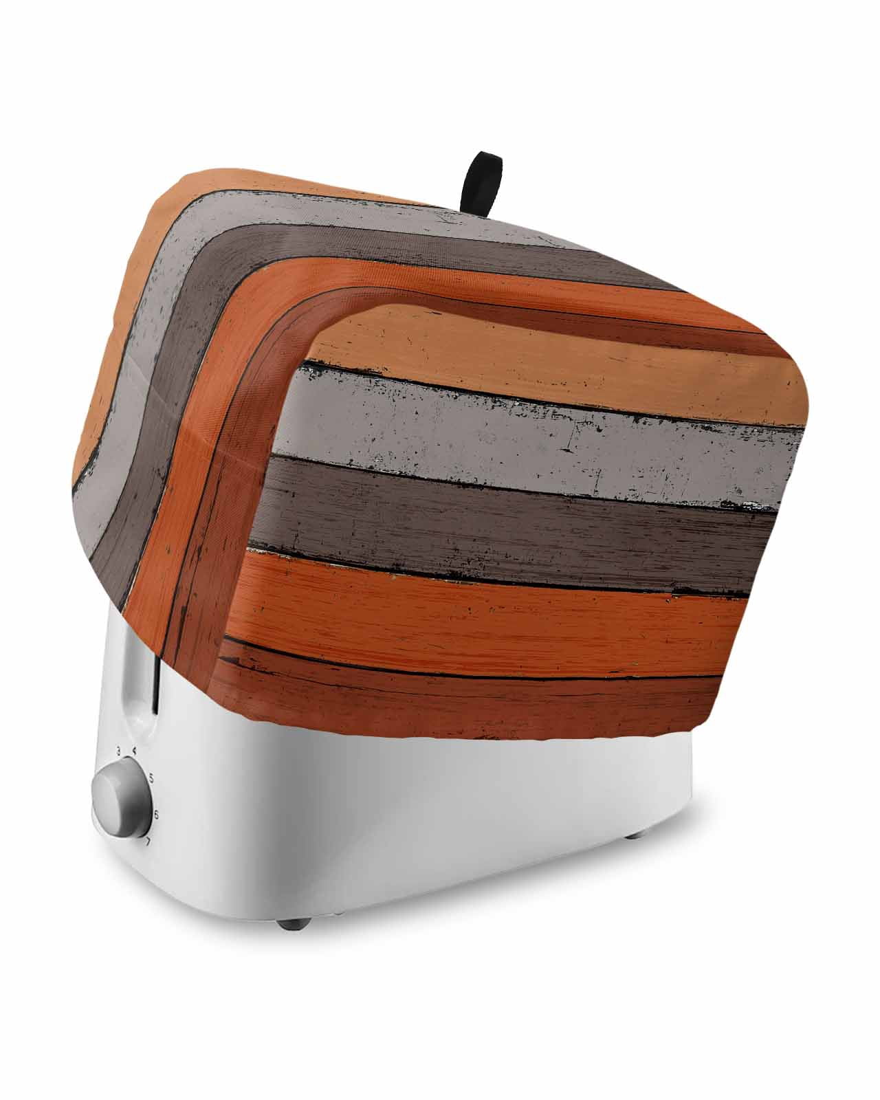 Fsddascl Burnt Orange Grey Toaster Cover 2 Slice, Small Kitchen ...