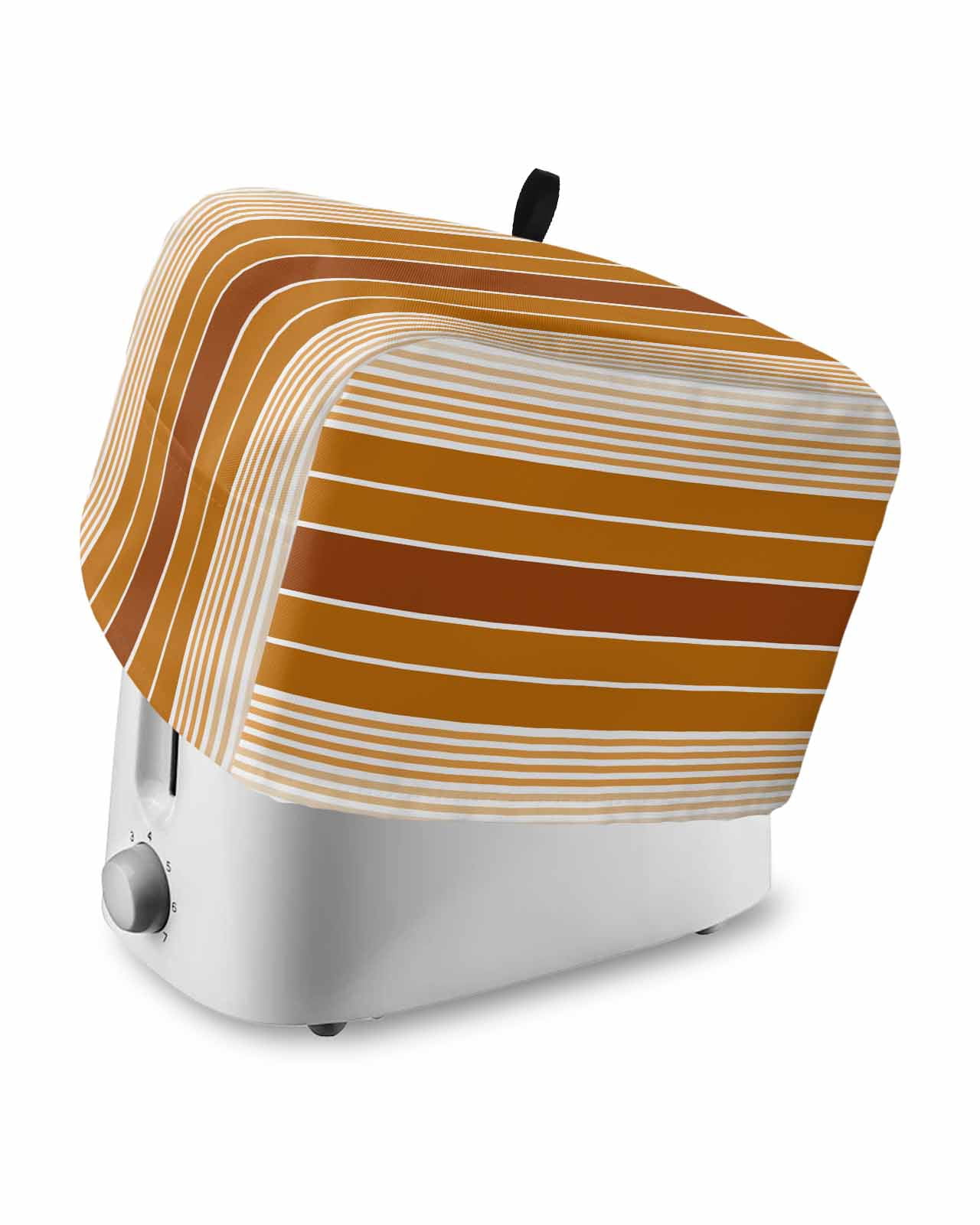 Fsddascl Burnt Orange Ombre Stripe Small Toaster Cover 2 Slice, Kitchen ...