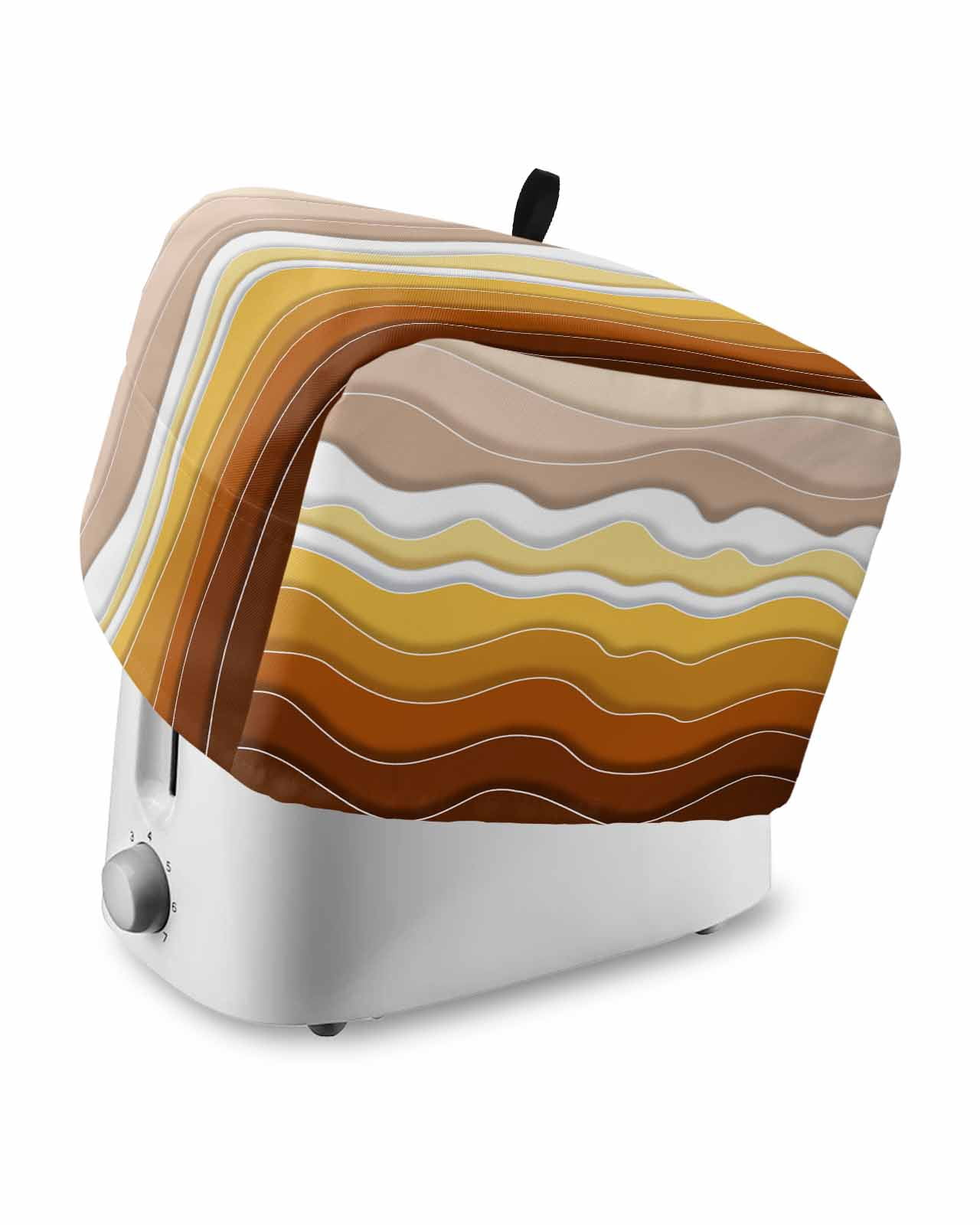 Fsddascl Burnt Orange Ombre Stripe Toaster Cover 2 Slice, Small Kitchen ...