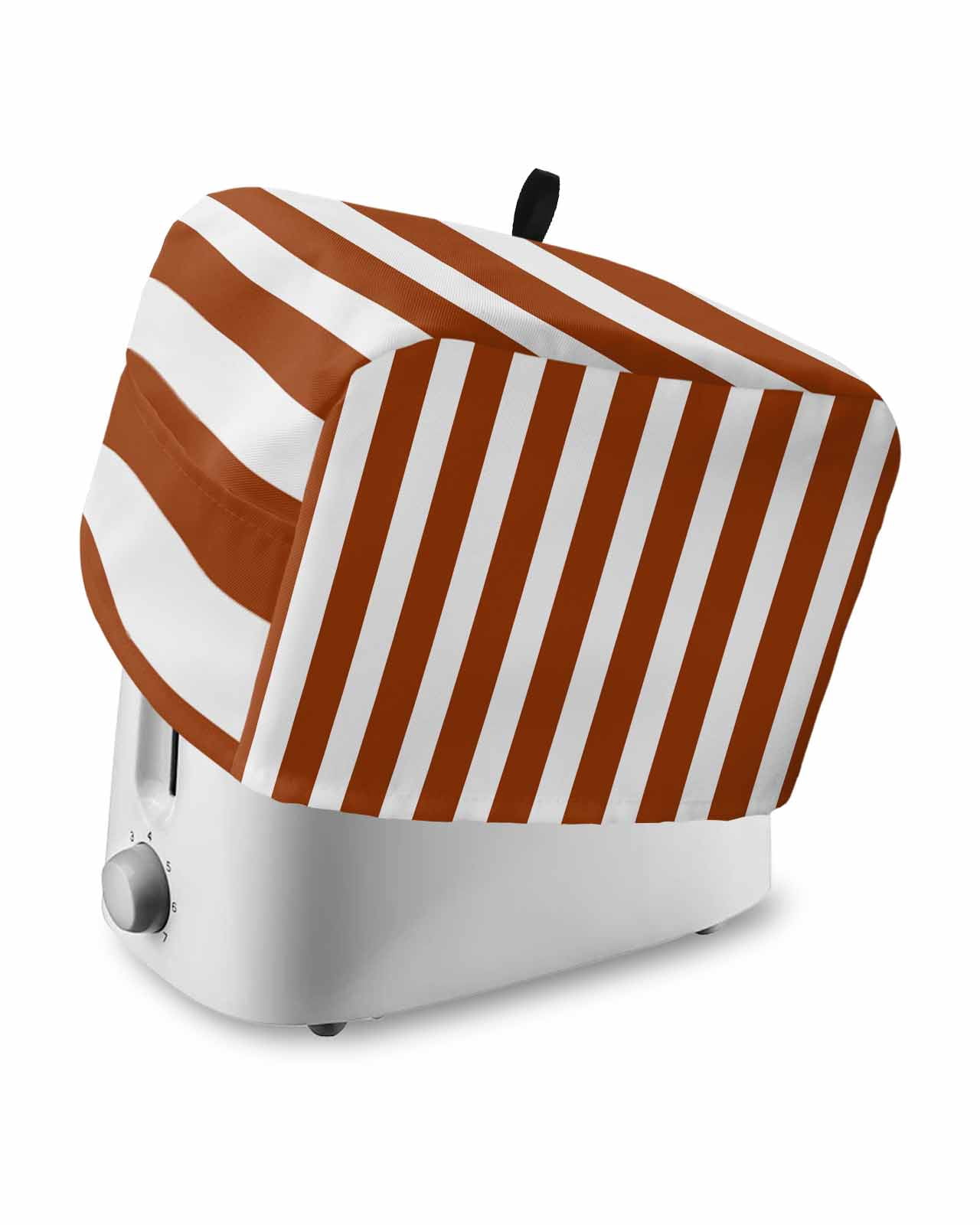 Fsddascl Burnt Orange Stripes Toaster Cover 2 Slice, Small Kitchen ...