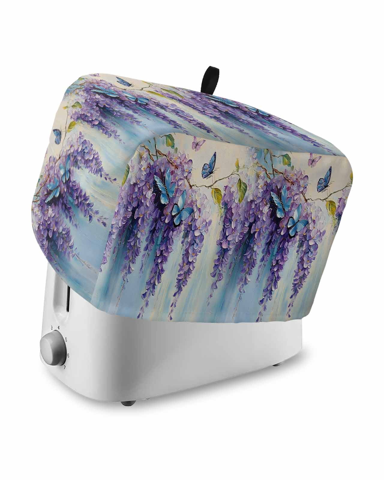 Fsddascl Butterfly Flower Toaster Cover 2 Slice, Small Kitchen ...