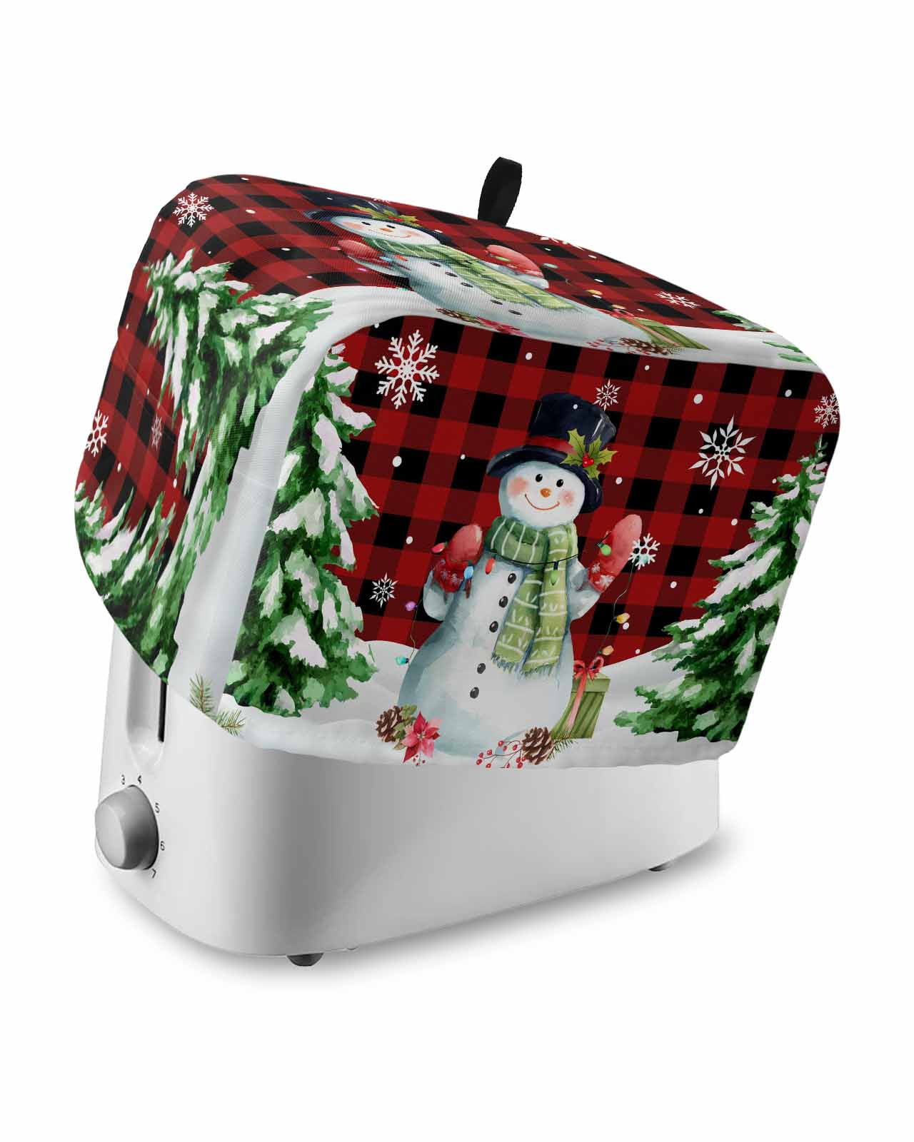 Fsddascl Christmas Snowman Toaster Cover 4 Slice, Large Kitchen ...