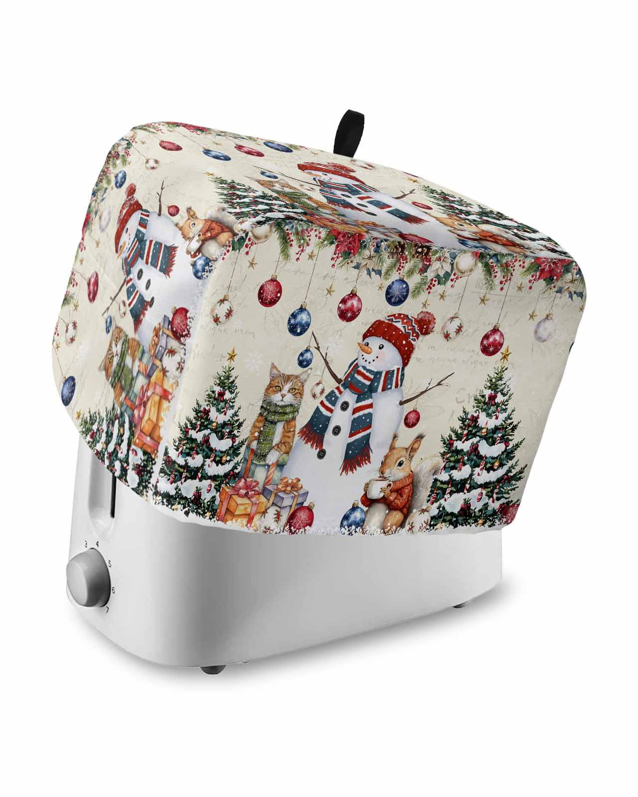 Fsddascl Christmas Toaster Cover 4 Slice, Large Kitchen Appliance ...