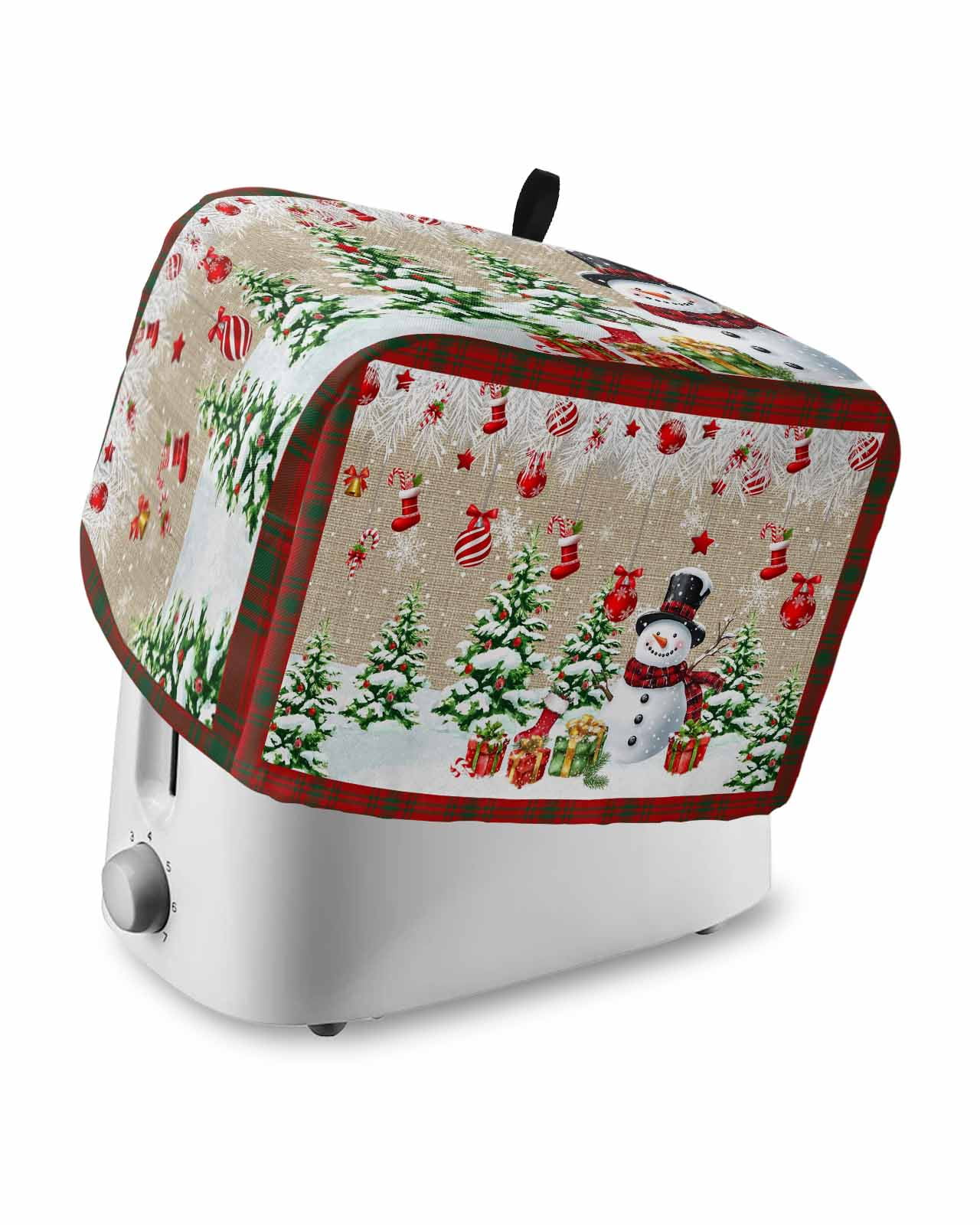 Fsddascl Christmas Toaster Cover 4 Slice, Large Kitchen Appliance ...