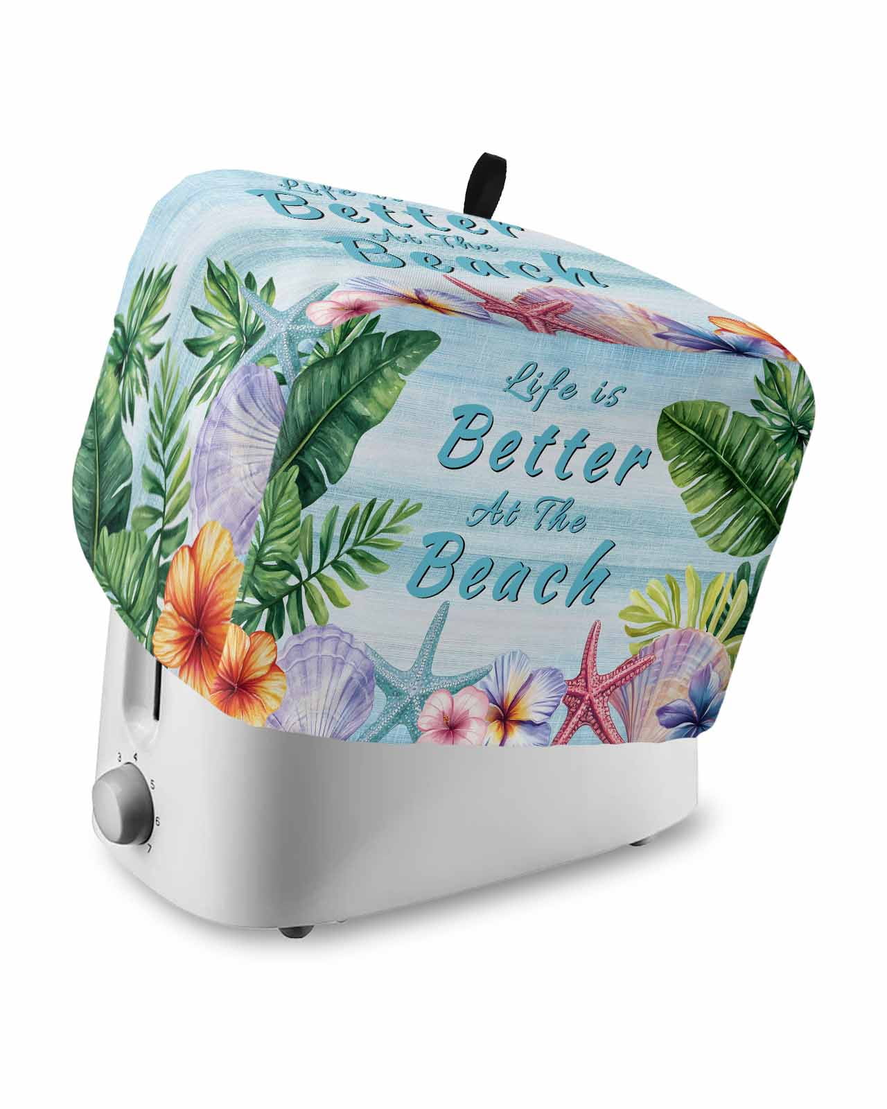 Fsddascl Coastal Beach Toaster Cover 4 Slice, Large Kitchen Appliance ...