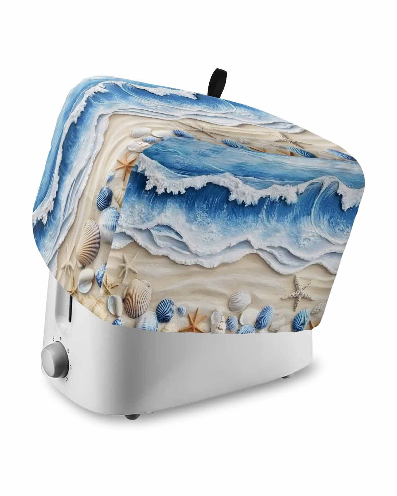 Fsddascl Coastal Blue Toaster Cover 2 Slice, Small Kitchen Appliance ...