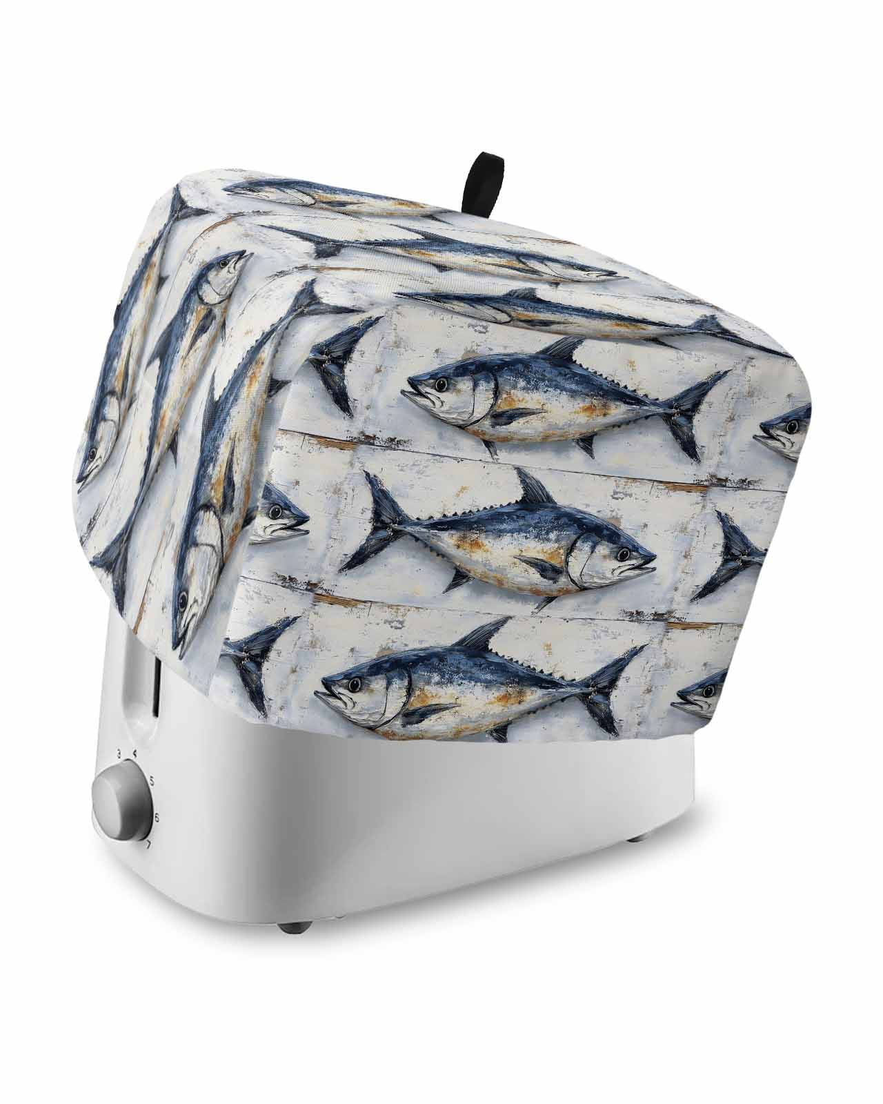 Fsddascl Coastal Fish Toaster Cover 2 Slice, Small Kitchen Appliance ...
