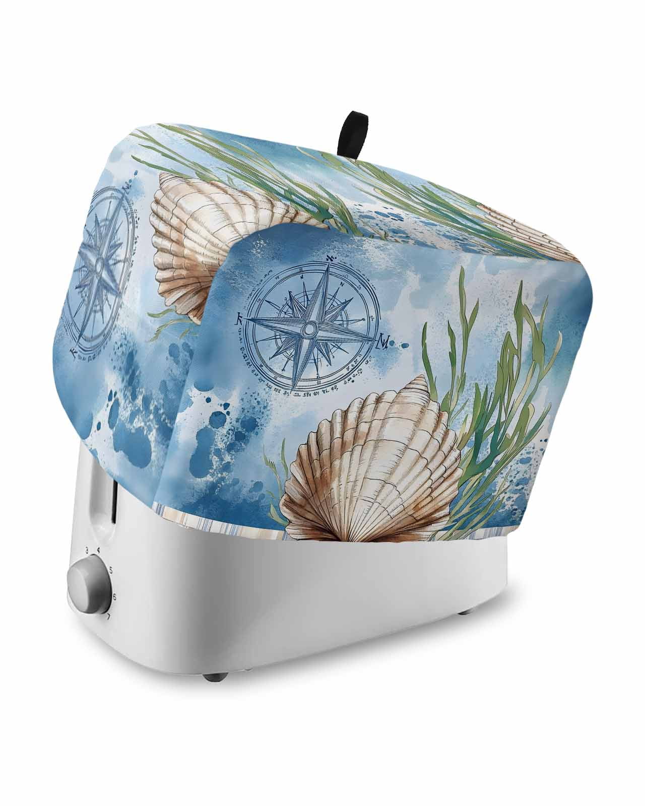 Fsddascl Coastal Nautical Toaster Cover 4 Slice, Large Kitchen ...