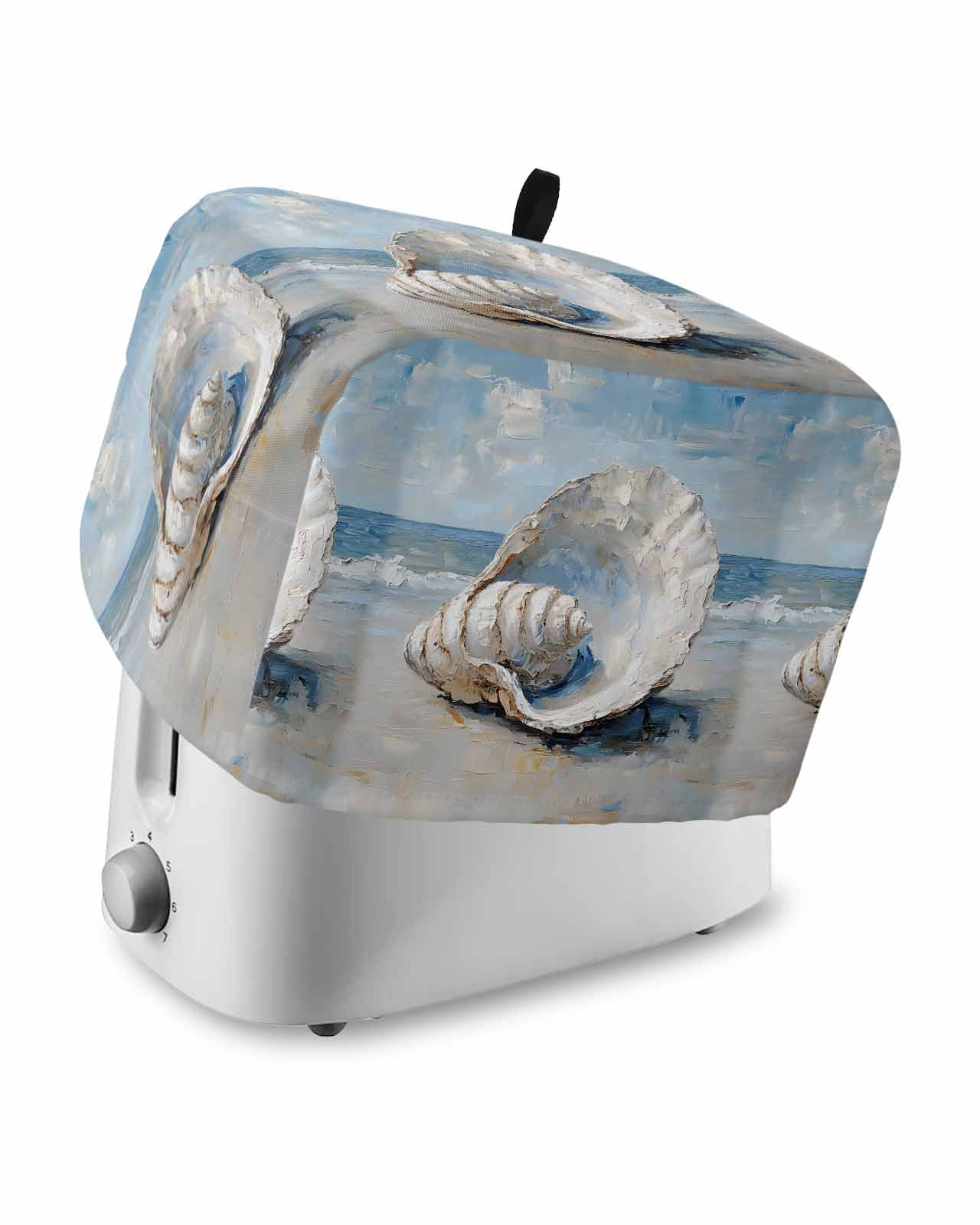 Fsddascl Coastal Ocean Shells Toaster Cover 4 Slice, Large Kitchen ...
